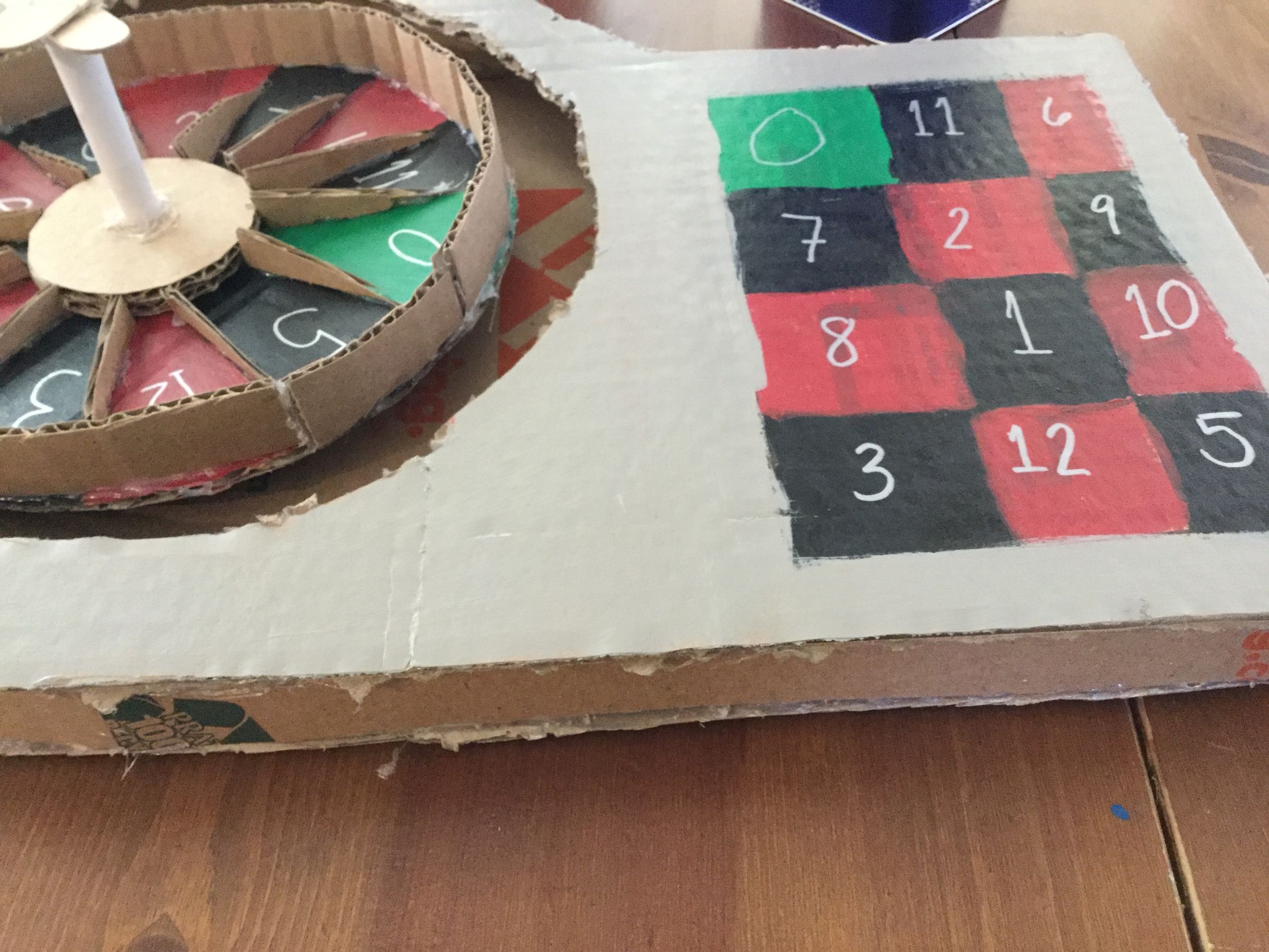 How to Make a Some What European Style Cardboard Roulette : 13 Steps ...