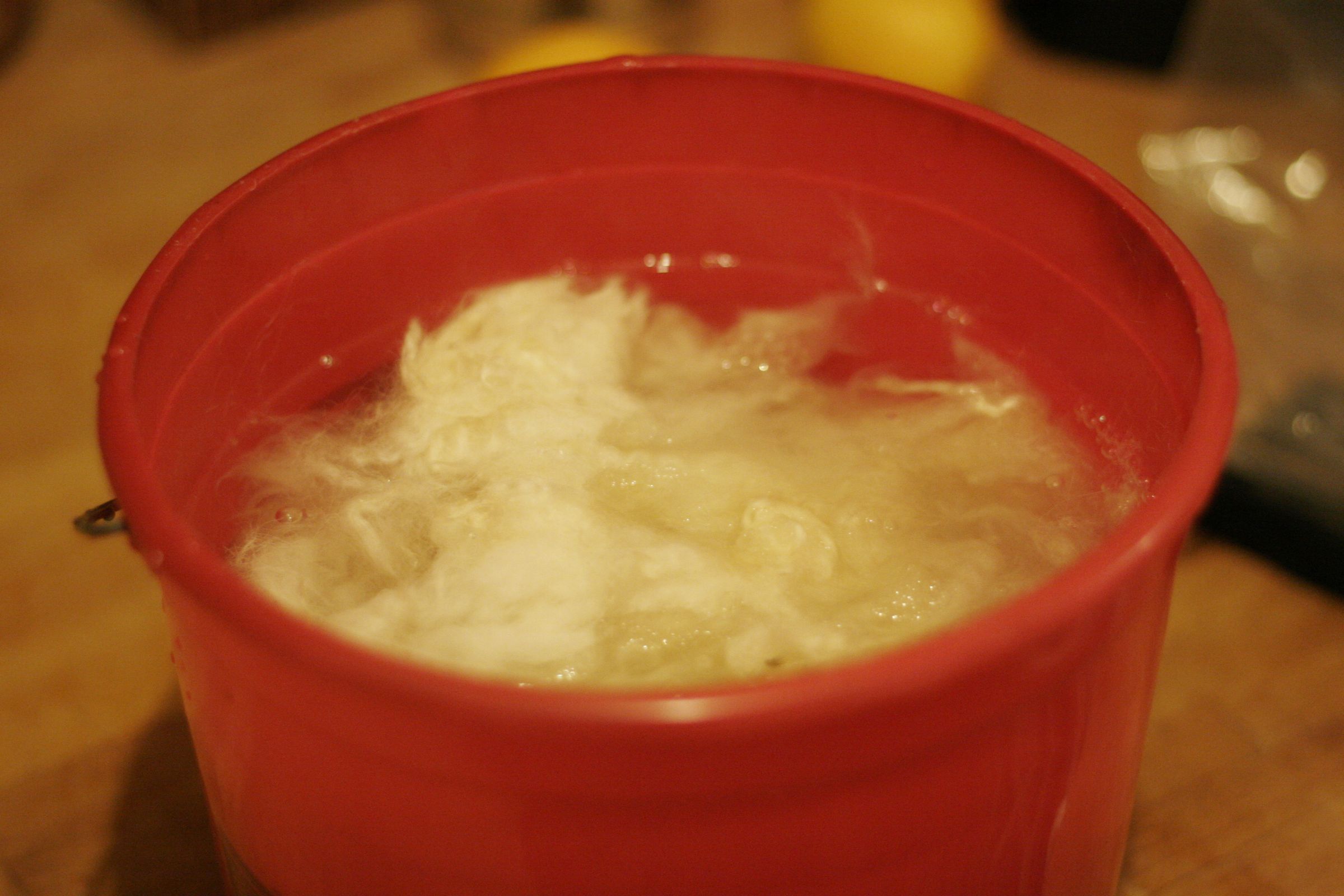 Wash Wool or Other Fibers for Spinning. : 5 Steps (with Pictures ...