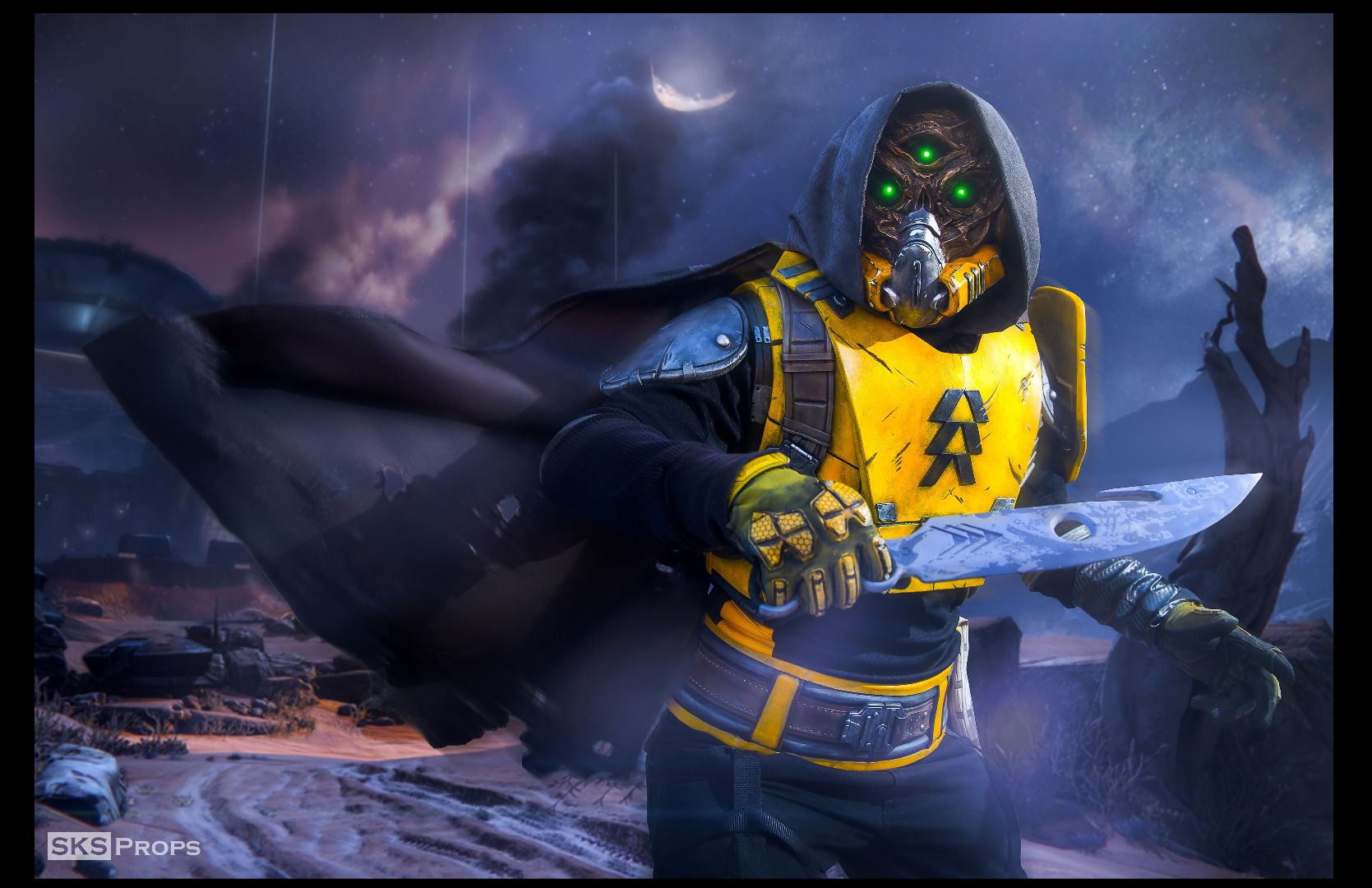 Destiny Hunter Mask and Armor Cosplay Build - SKS Props : 14 Steps ...