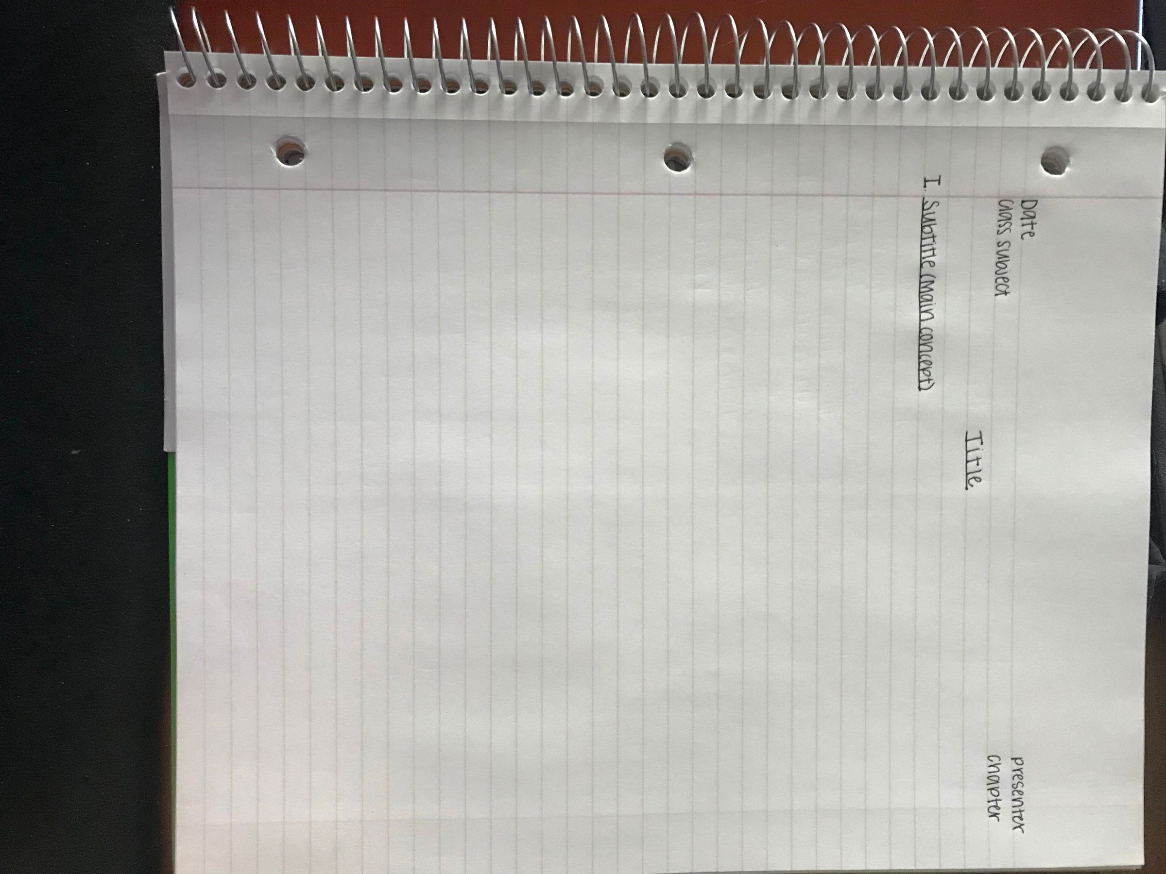 HOW TO TAKE EFFECTIVE OUTLINE NOTES : 10 Steps - Instructables