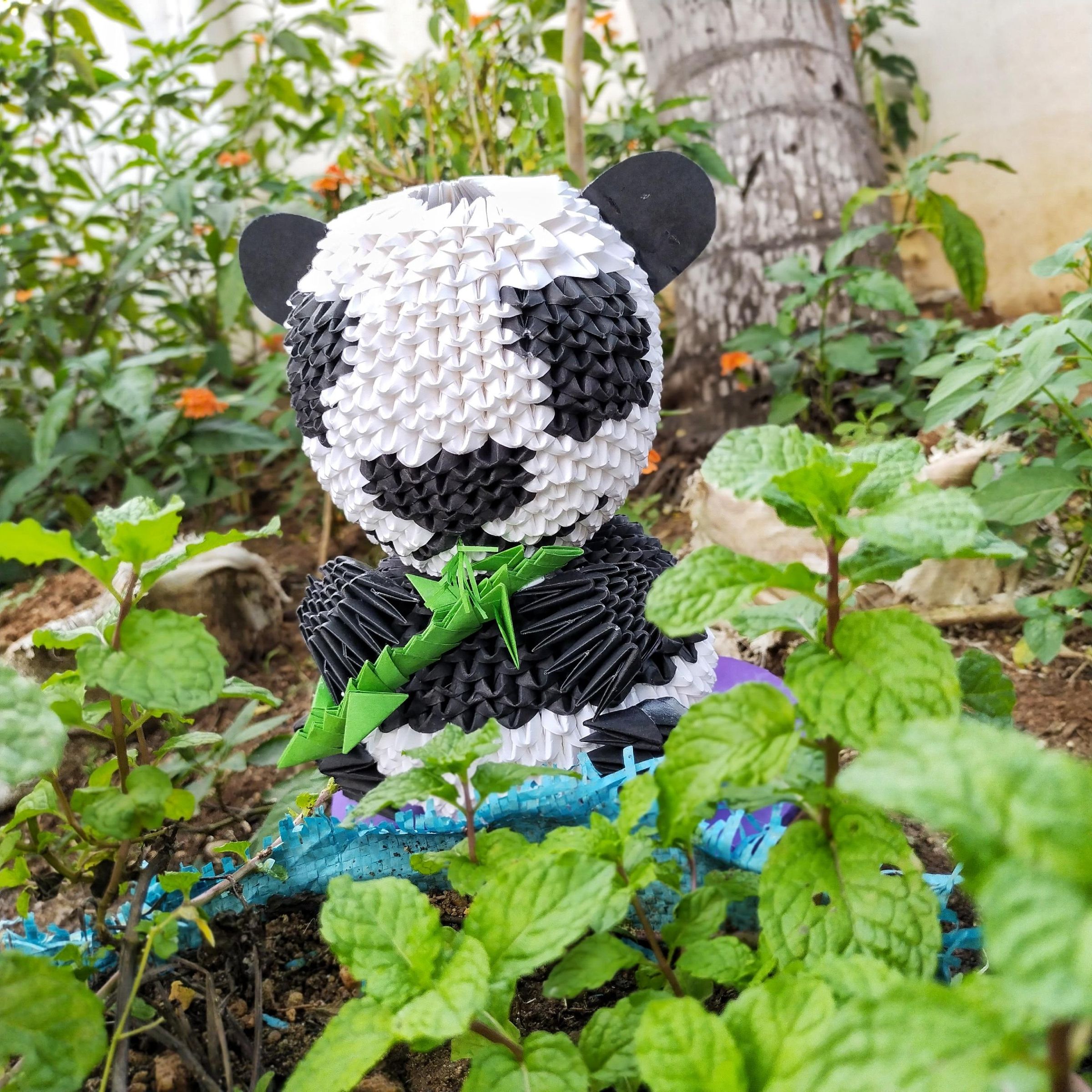 MODULAR ORIGAMI 3D PANDA : 17 Steps (with Pictures) - Instructables