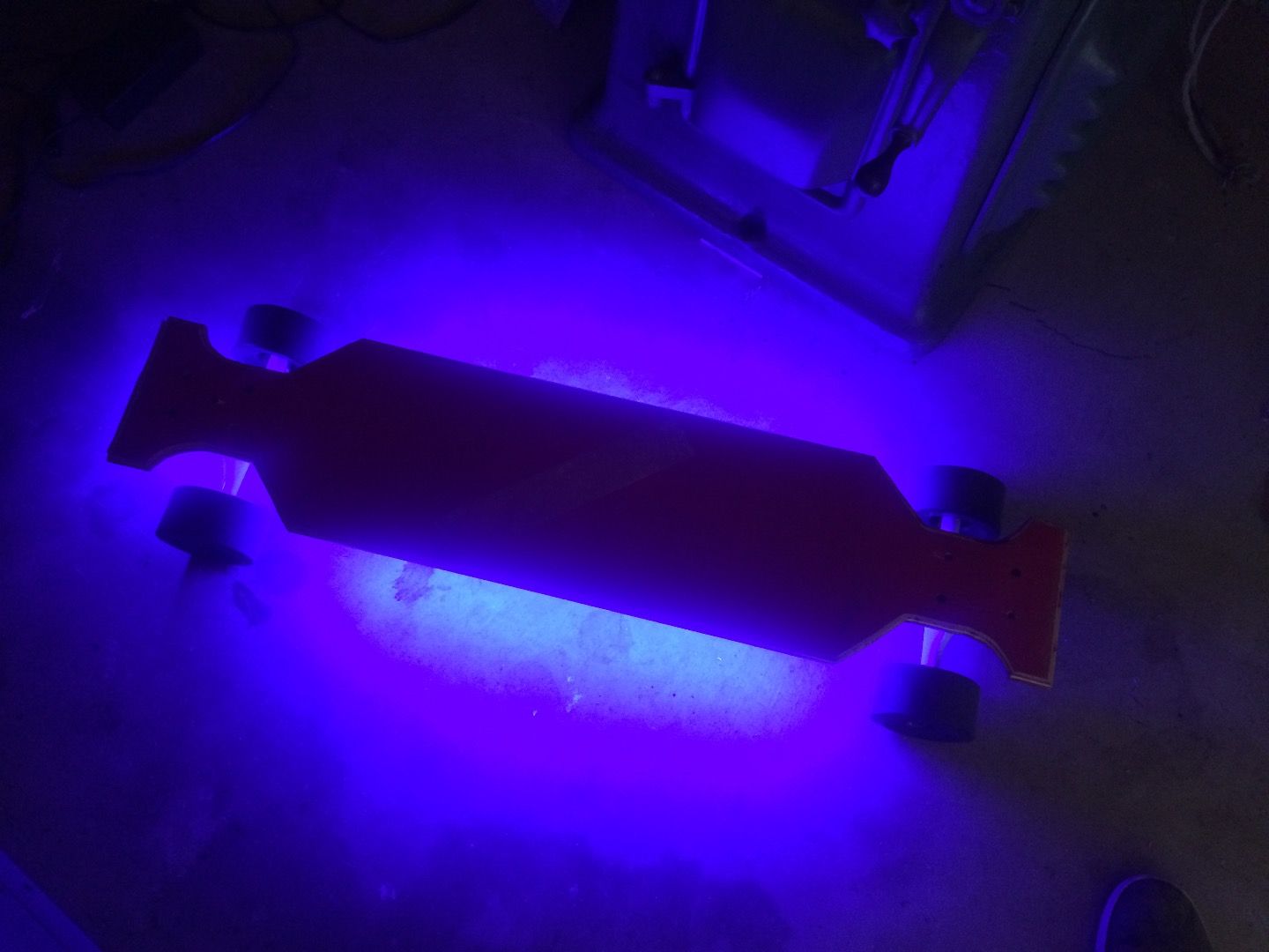Glowing Longboard : 5 Steps - Instructables