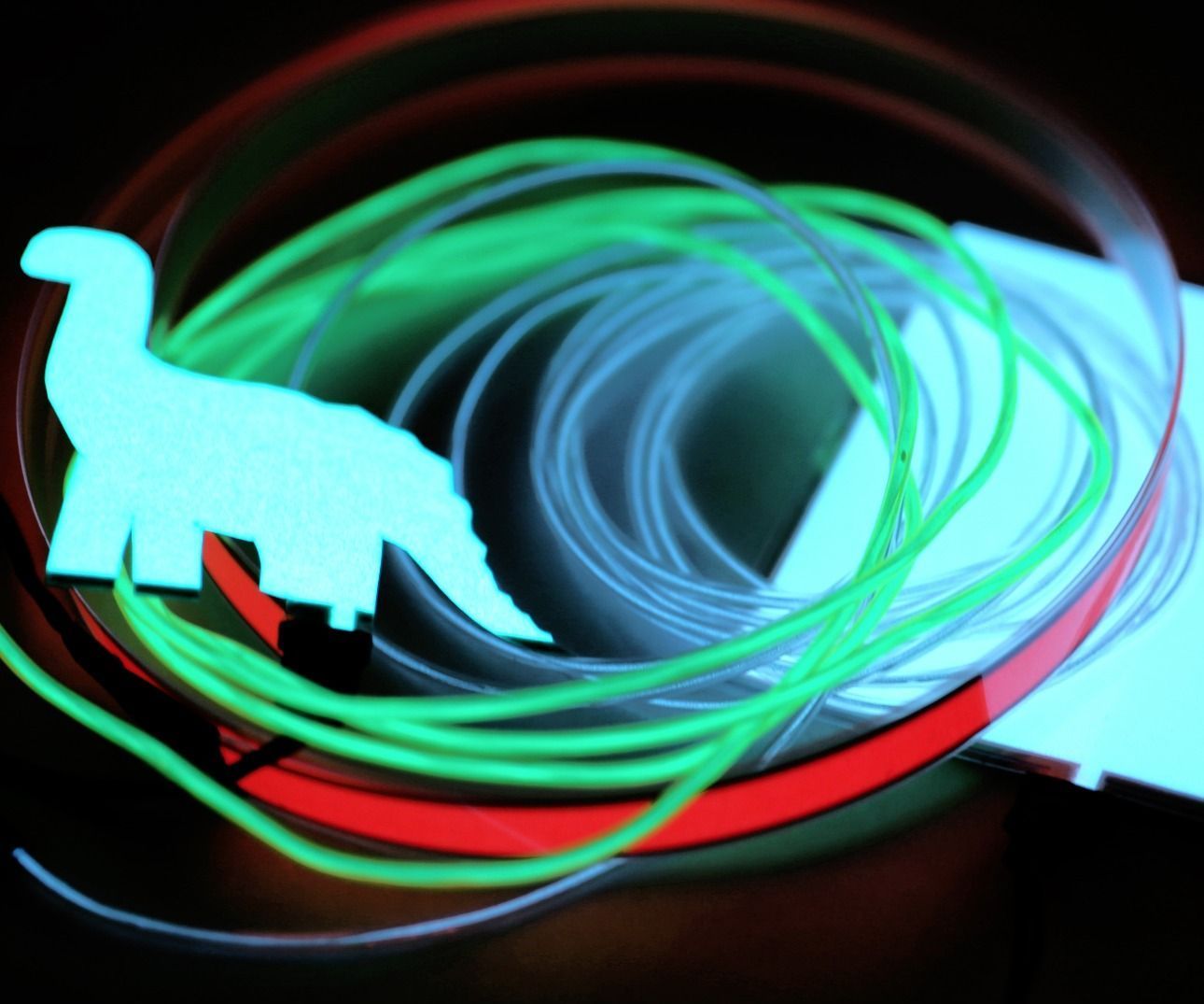 Intro to EL (Electroluminescent) Wire : 7 Steps (with Pictures ...