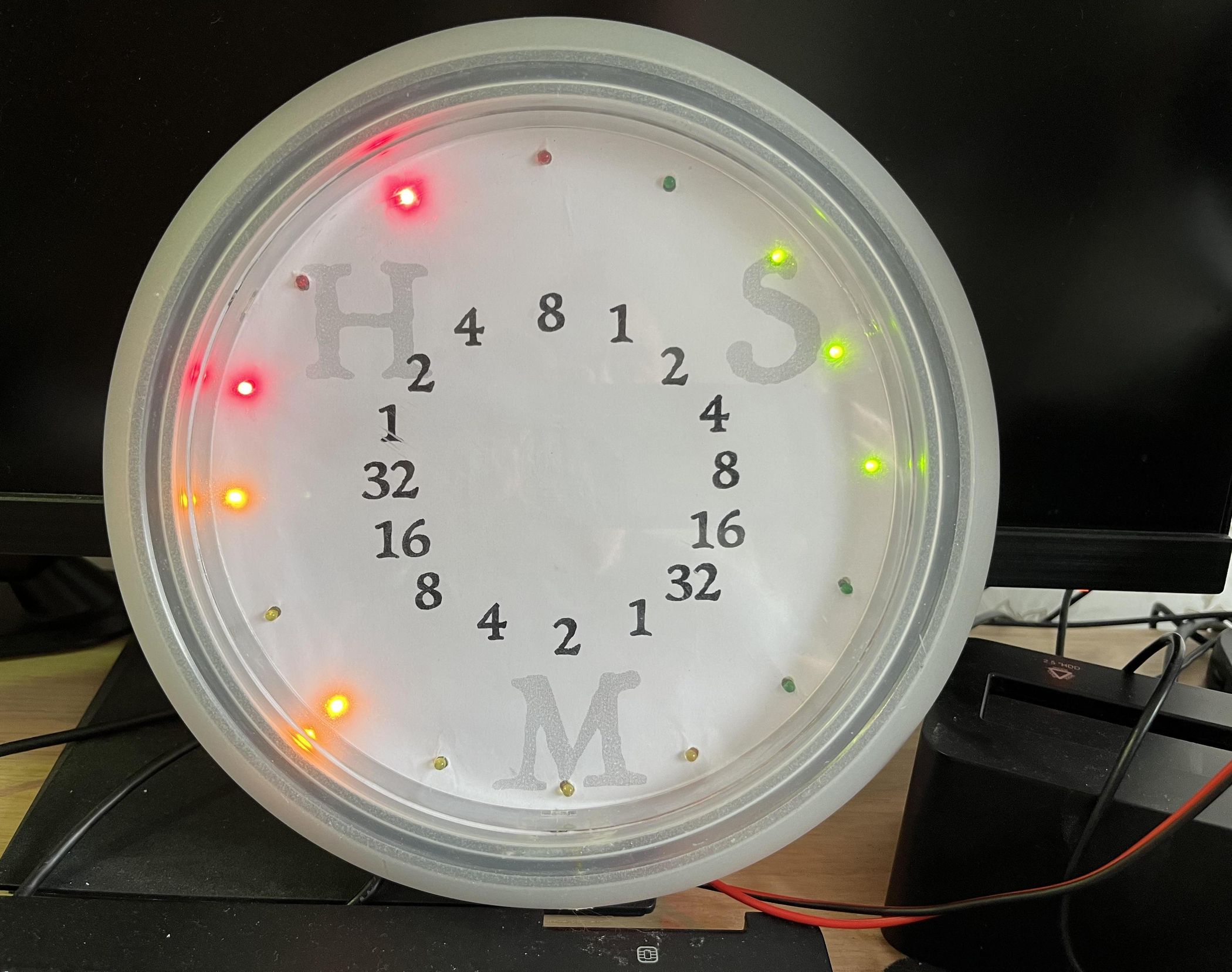 LilyPad Arduino Binary Clock : 3 Steps - Instructables
