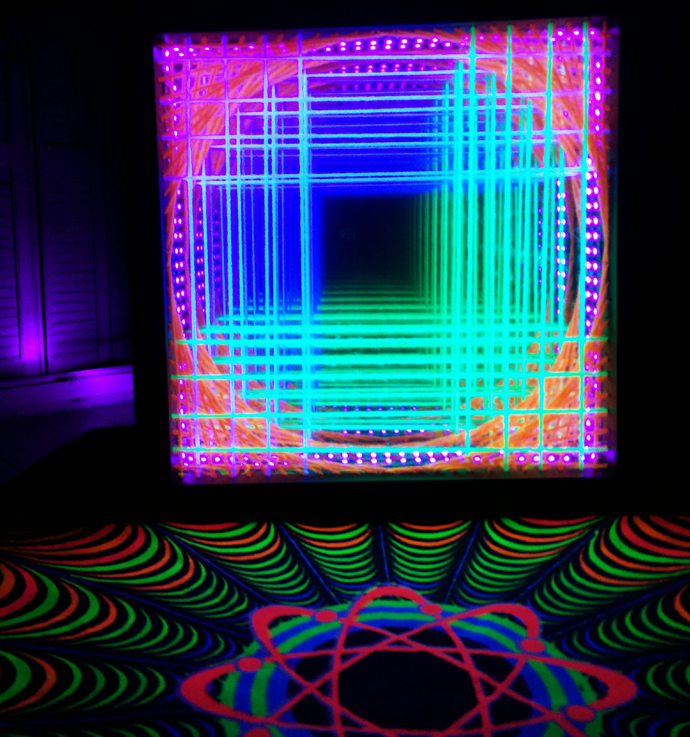 Infinity Mirror UV String Art : 4 Steps (with Pictures) - Instructables