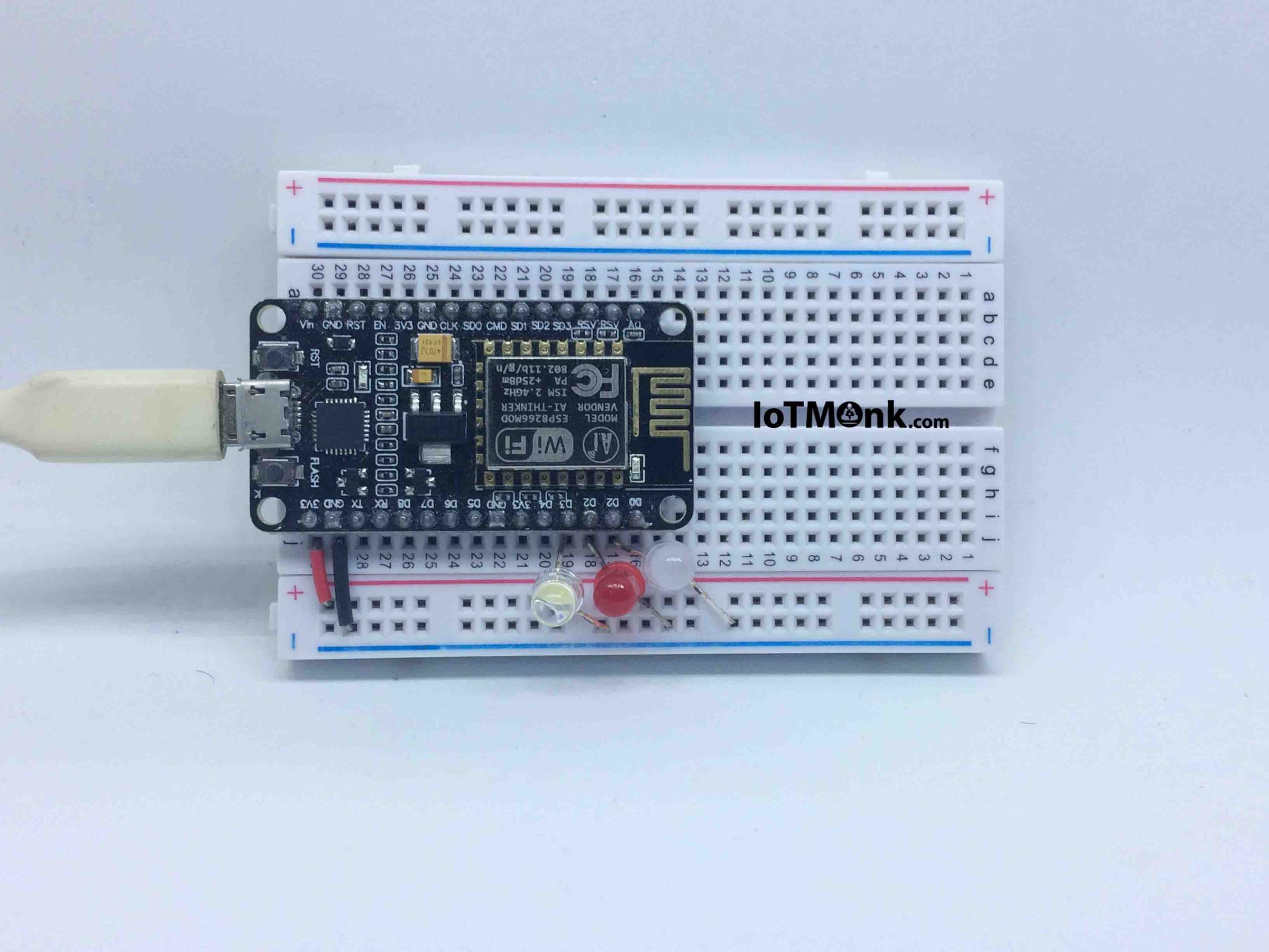 CONTROLLING ESP12E NODEMCU WITH LED FROM WEBSITE (LOCAL NETWORK) : 3 ...