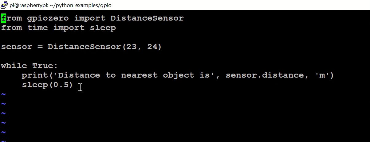 Raspberry Pi & HC-SR04 Distance Sensor - Instructables