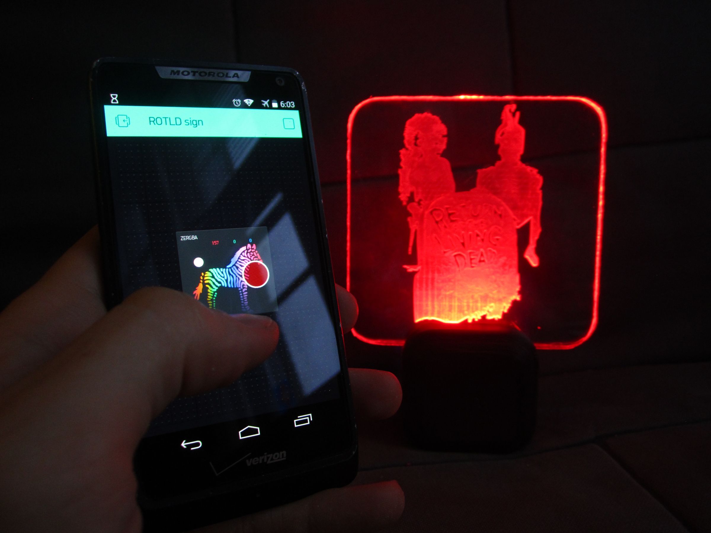 ROTLD Inspired Sign With App : 12 Steps (with Pictures) - Instructables