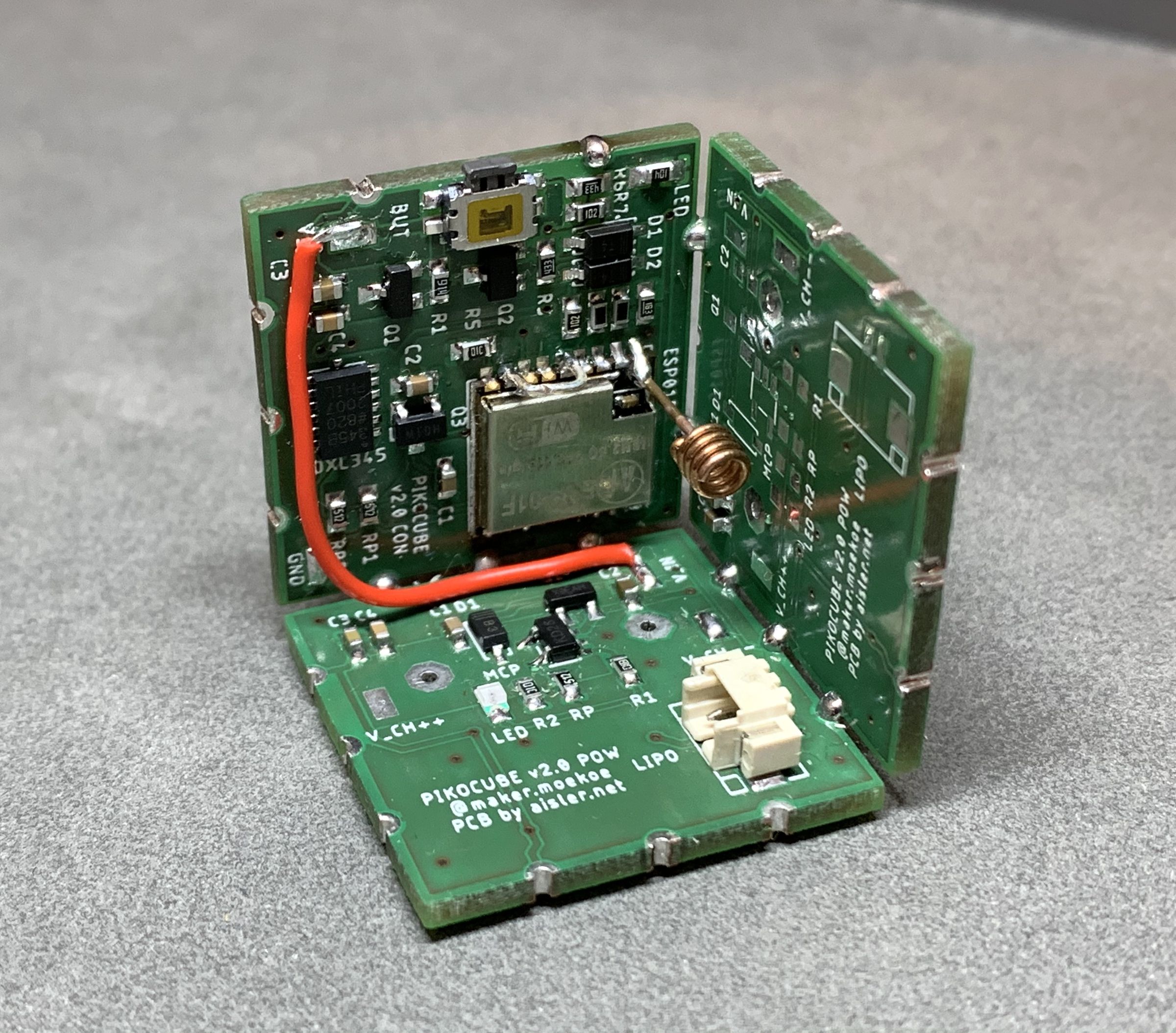 Six Sided PCB LED Dice With WIFI & Gyroscope - PIKOCUBE : 7 Steps (with ...