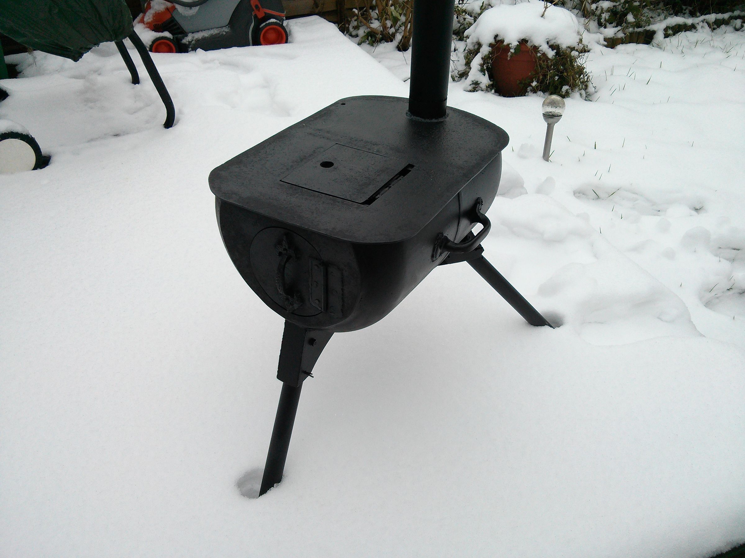Make a Frontier Stove From a Gas Bottle : 22 Steps (with Pictures ...