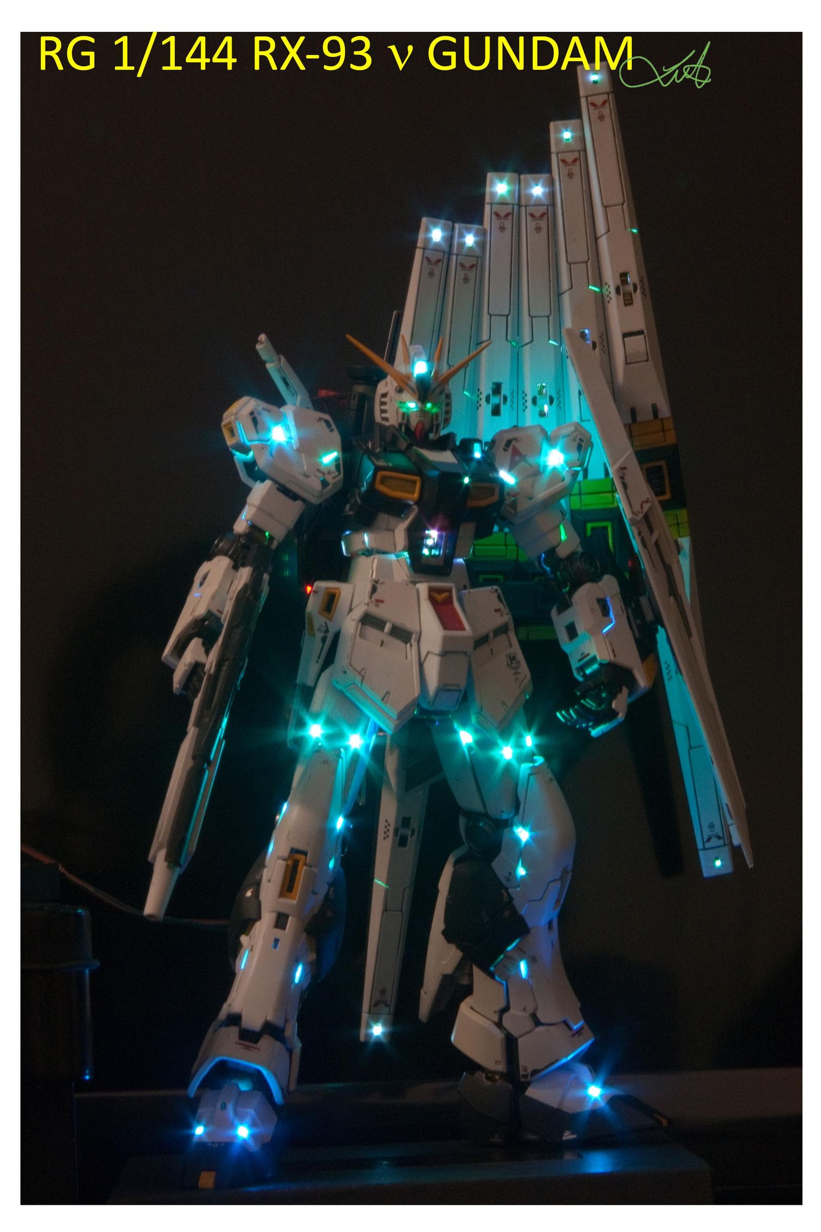 RG 1/144 Nu Gundam Rainbow LED : 7 Steps (with Pictures) - Instructables