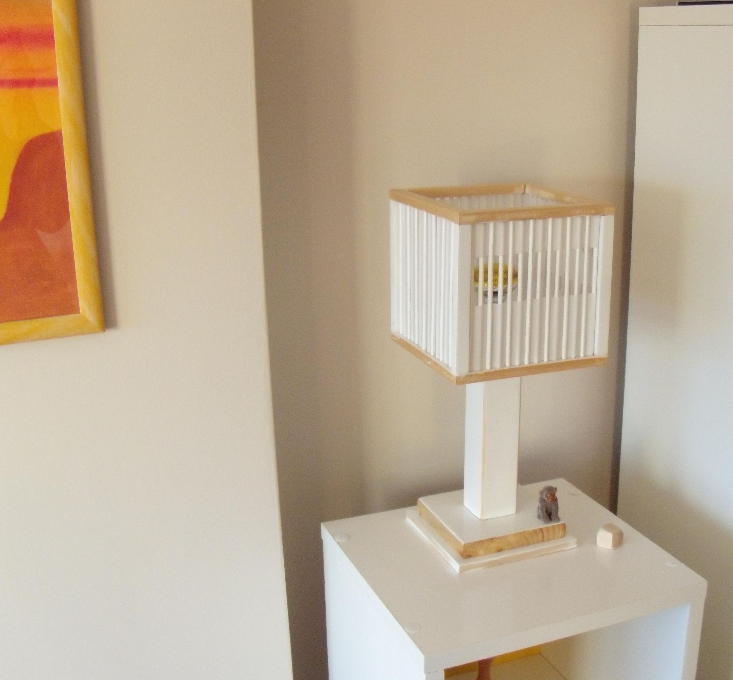 Wood Frame + Chopstick Lampshade : 4 Steps (with Pictures) - Instructables