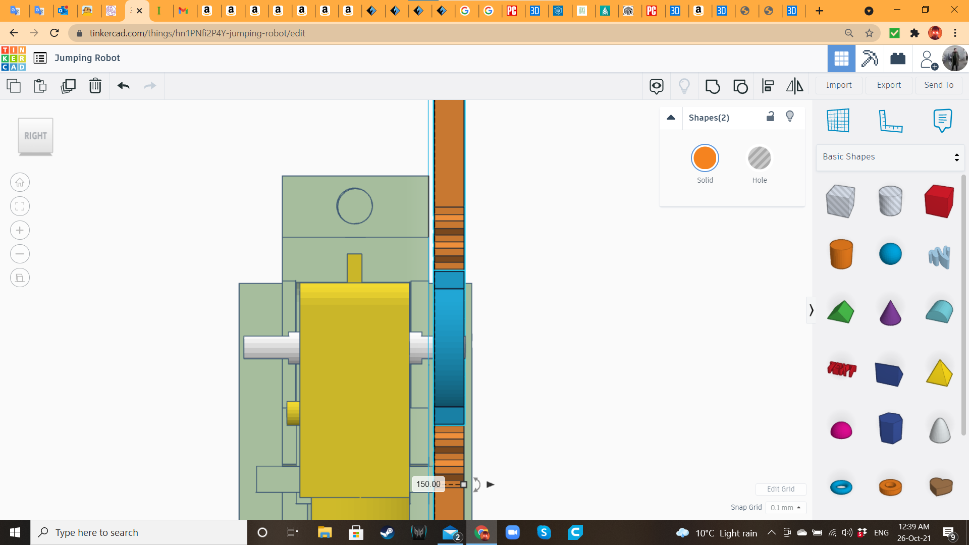 Tinkercad Robotics for School: Gerbil, the Jumping Robot! : 18 Steps ...