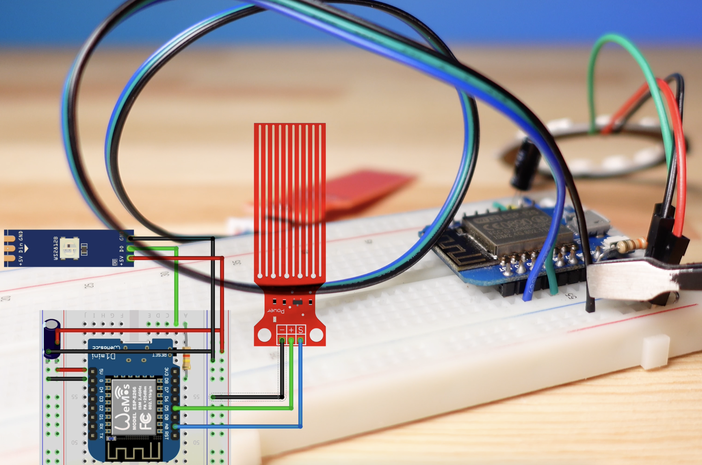 Build a Self Watering System (Soil Moisture Sensor - Water Pump - Water ...