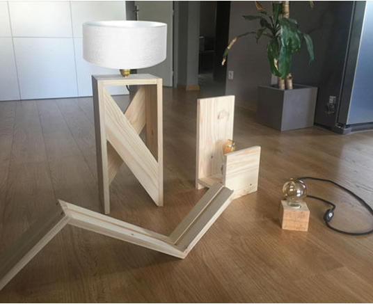 DIY 4 Lamps With a Board for Créativa – Presentation - Instructables