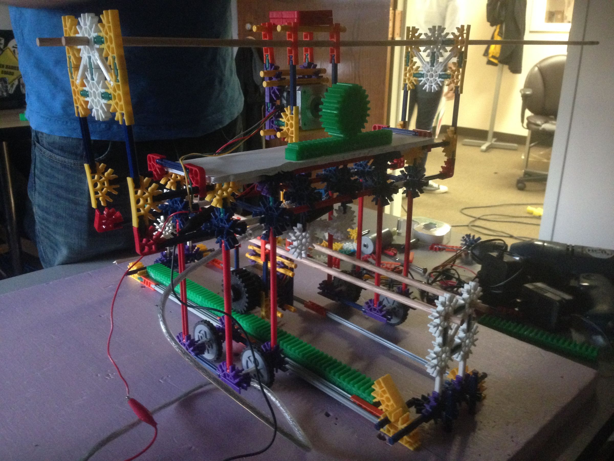 AtmoSPHERE (XY Table From K'nex + Human Movement Visualization) : 6 ...