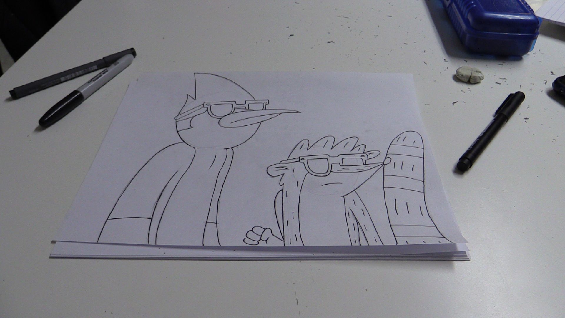 Como Dibujar a Mordecai Y Rigby : 5 Steps - Instructables