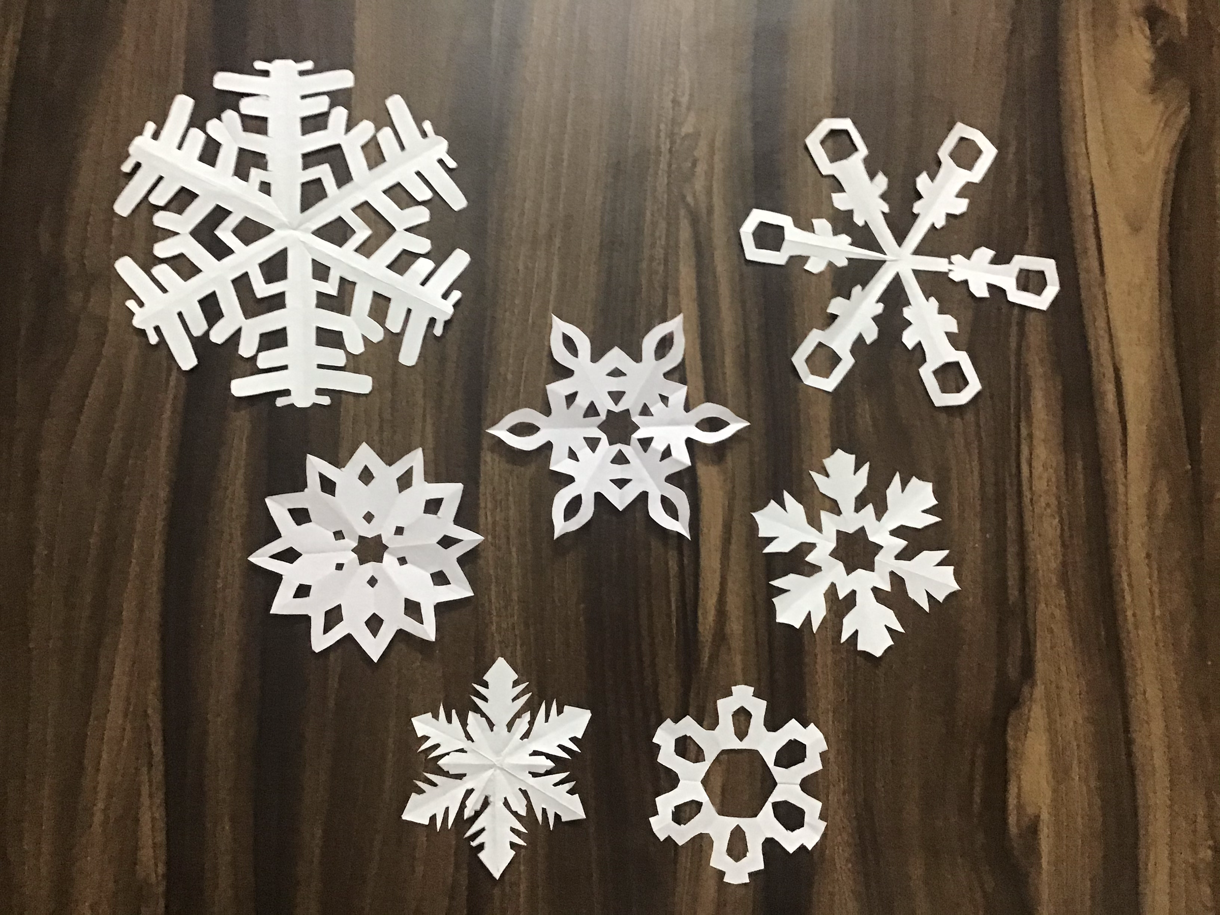 Decorative Paper Snowflakes (6 Pointed) : 8 Steps (with Pictures ...