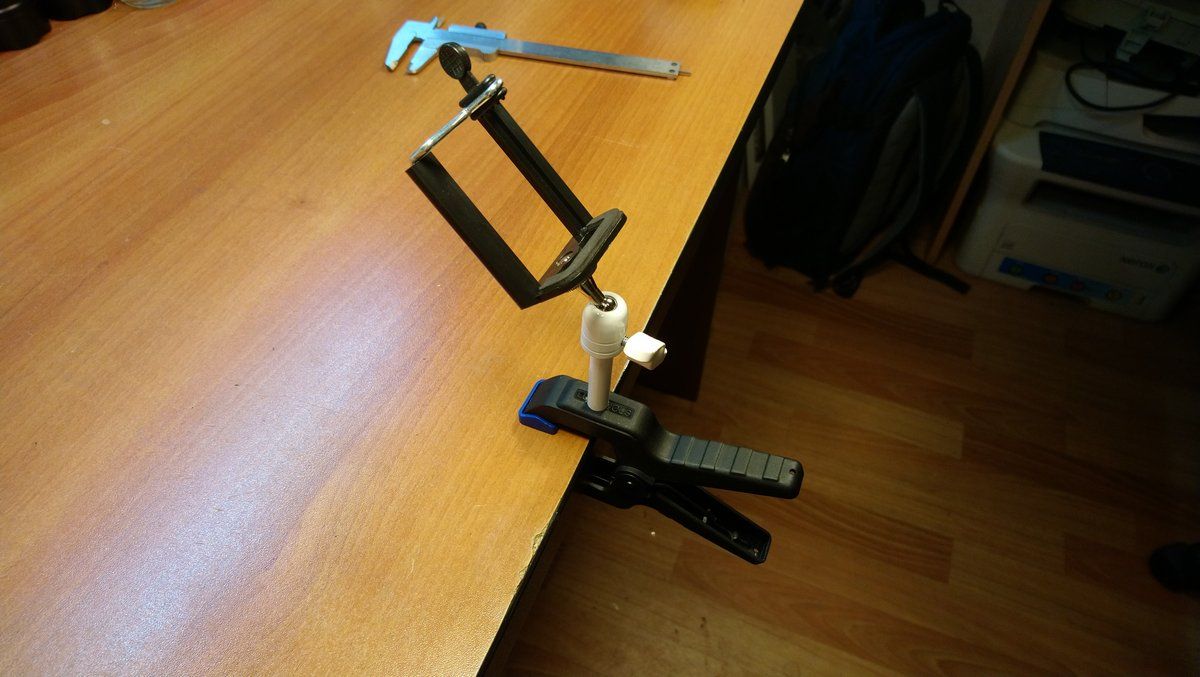Spring Clamp Phone Holder - Instructables
