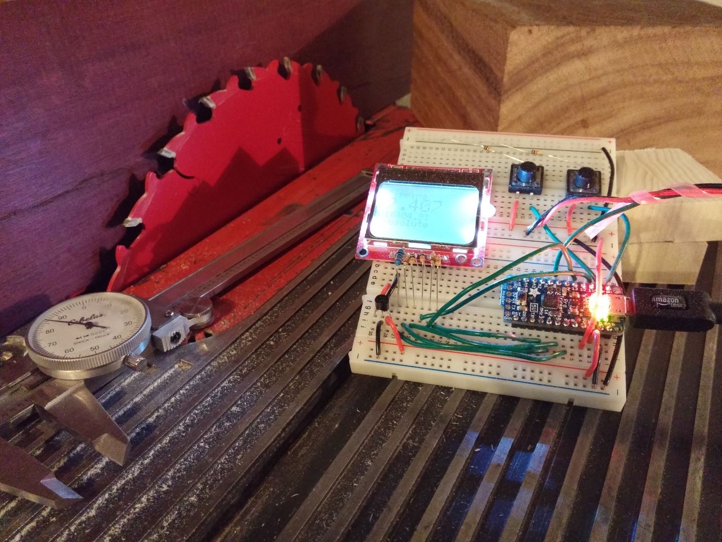 Precision Digital Table Saw With Arduino Oversampling : 7 Steps (with ...