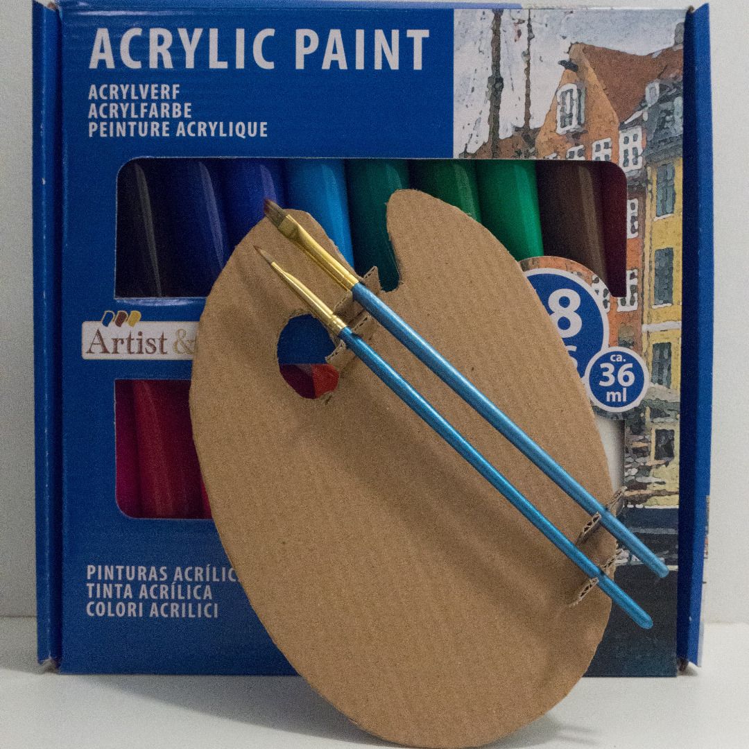 Cardboard Painting Palette : 6 Steps (with Pictures) - Instructables