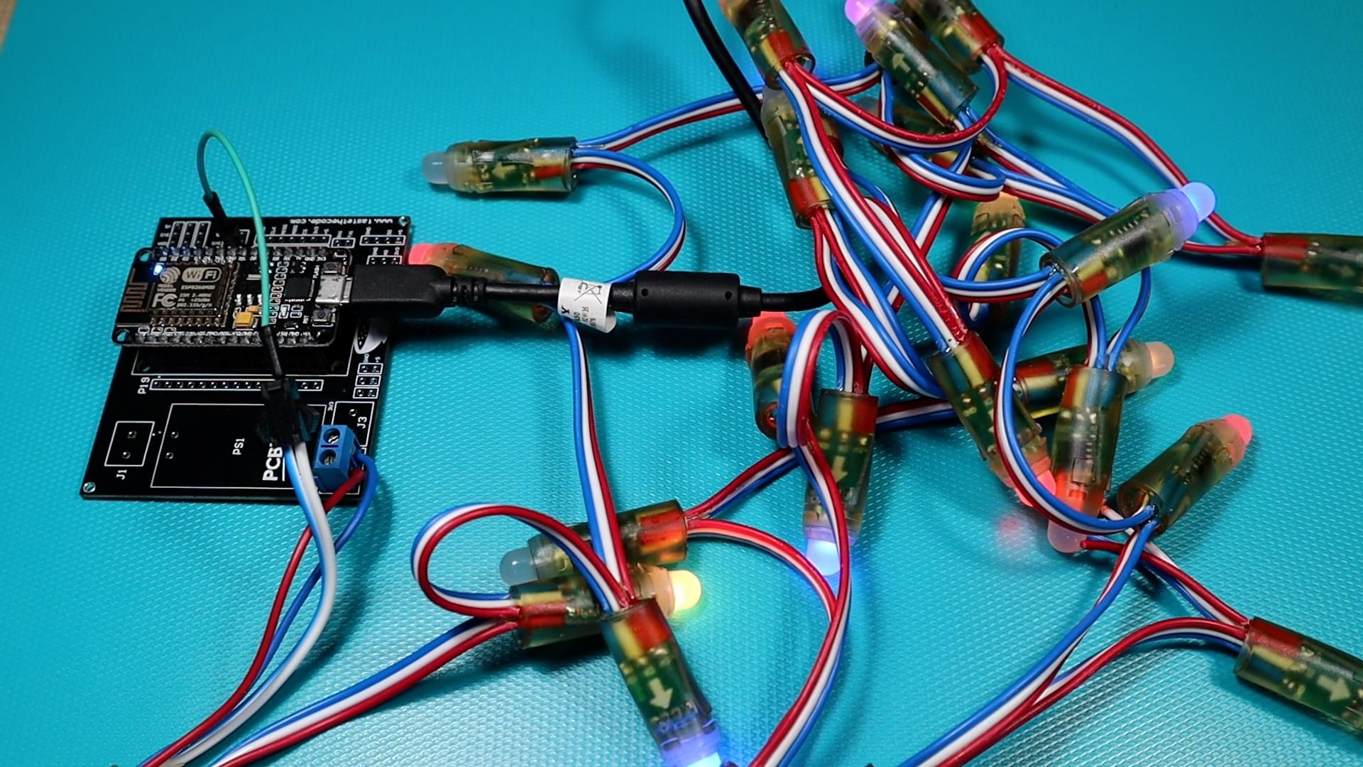 NeoPixel Garage Door Christmas Lights : 5 Steps - Instructables