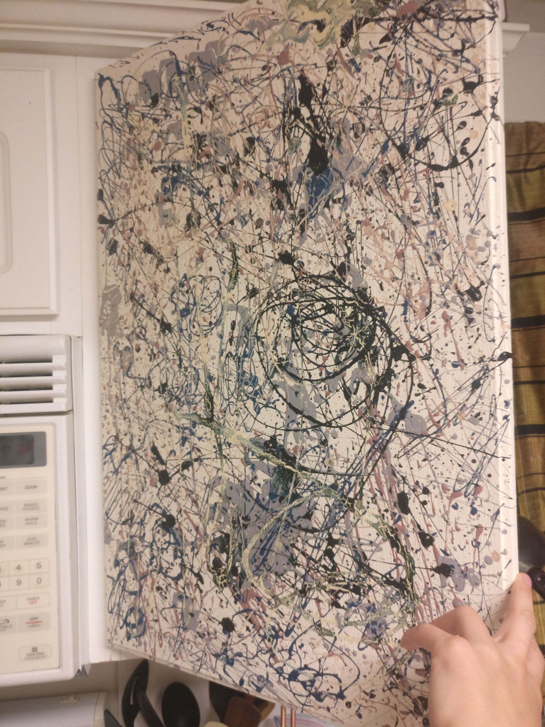 New Kitchen Cabinets With a Jackson Pollock Inspired Design : 6 Steps ...