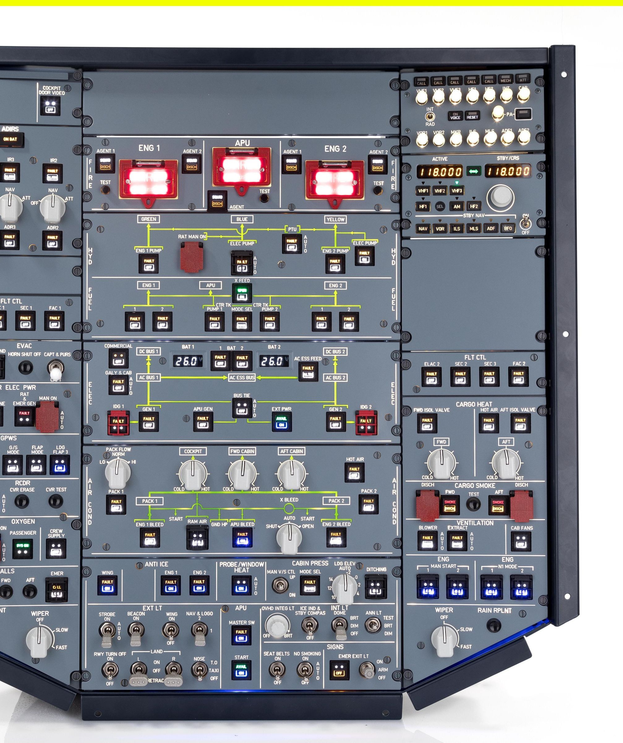Airbus Overhead Panel : 24 Steps - Instructables