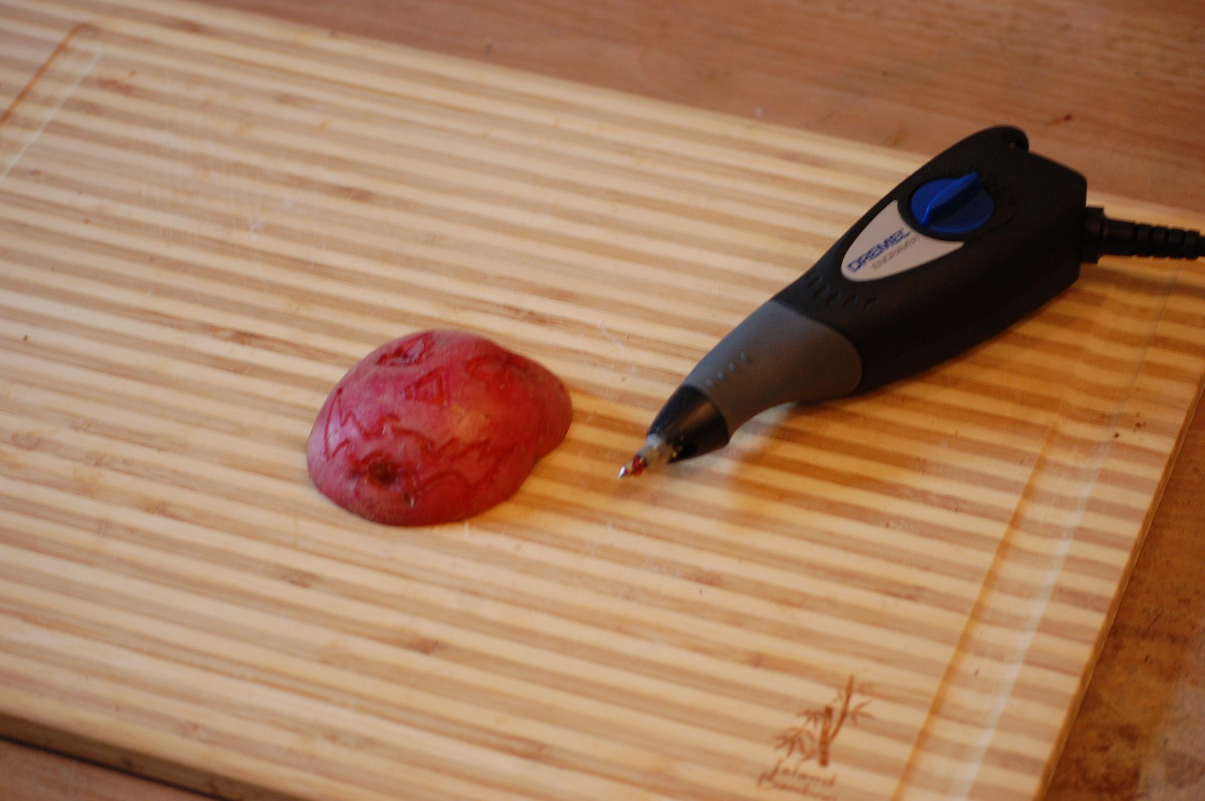 Dremel Engraver Potato Carving for Potato Fries : 6 Steps - Instructables