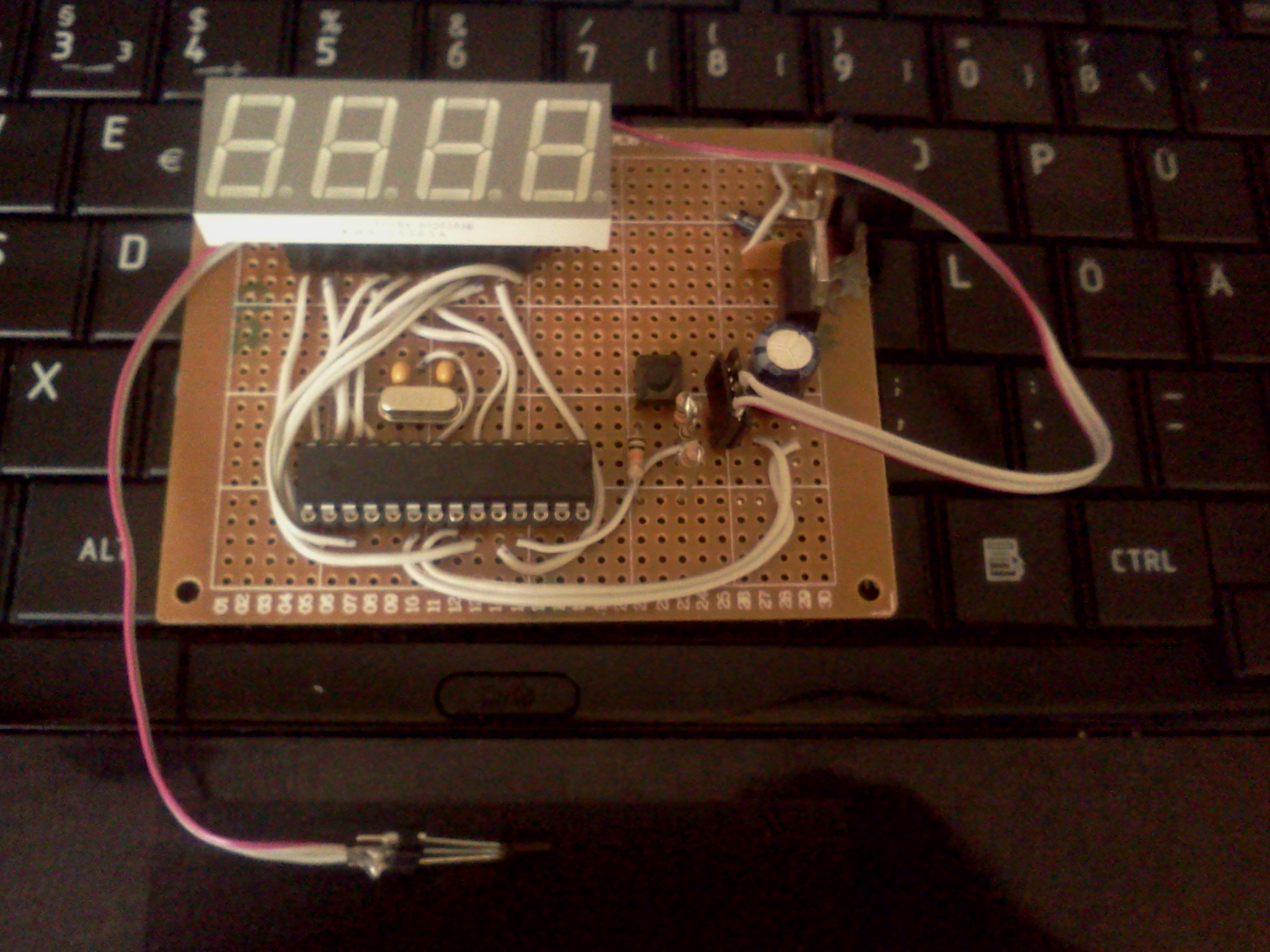 Four Digit Seven Segments Display Counter/thermometer - Instructables