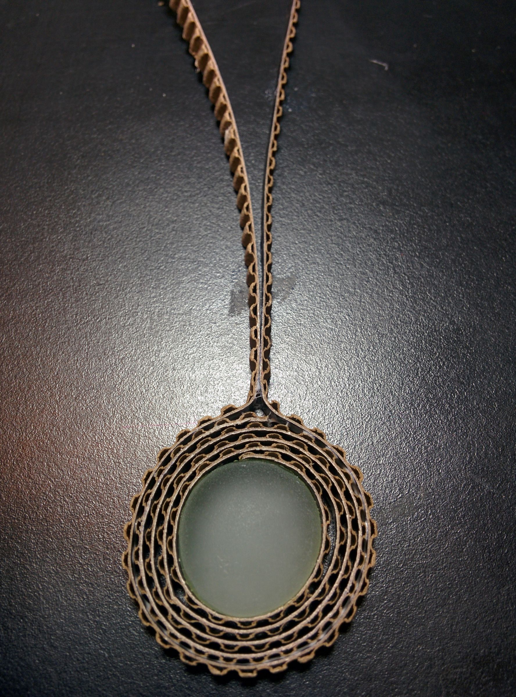 Making a Necklace Out of Shoebox Cardboard : 6 Steps (with Pictures ...