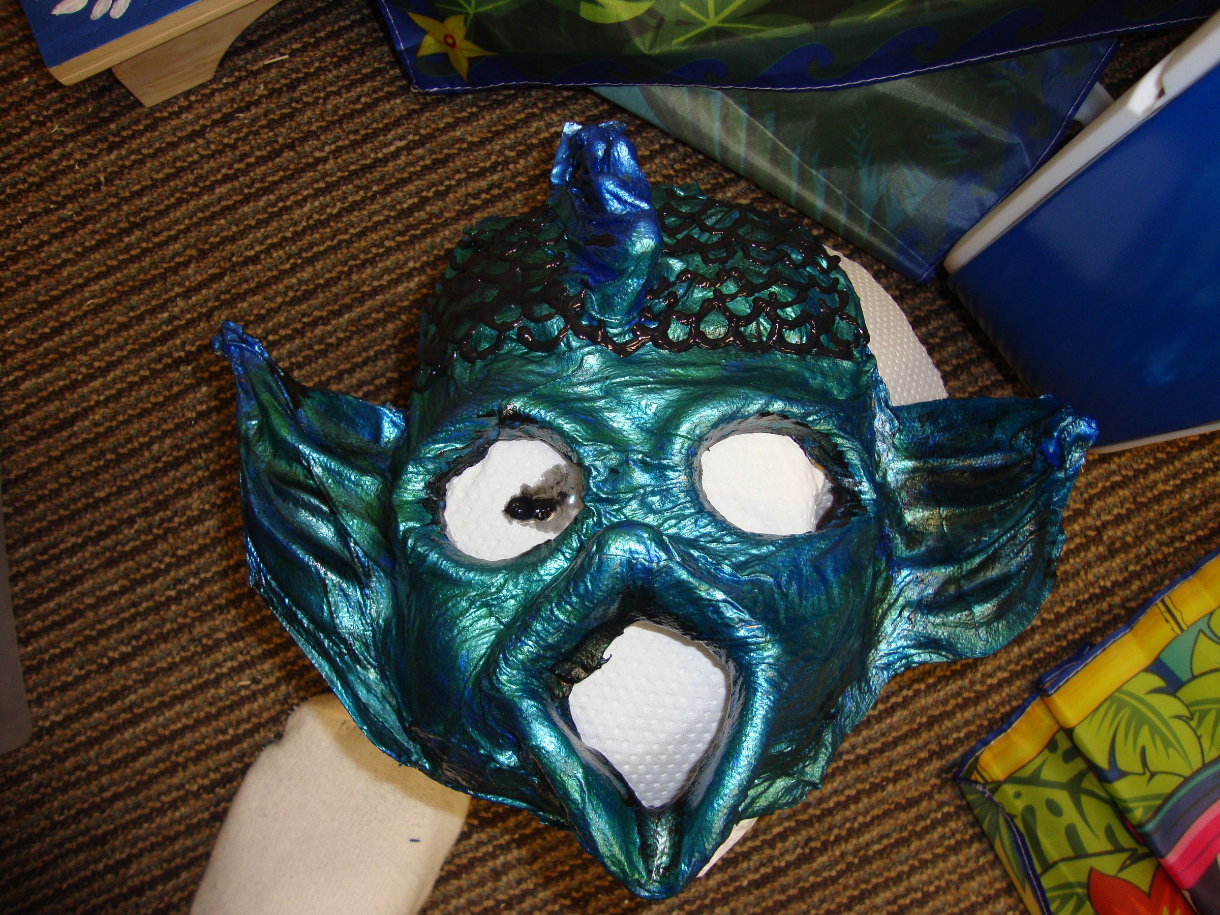 Creating Any Shape Papier Mâché Mask : 11 Steps (with Pictures ...