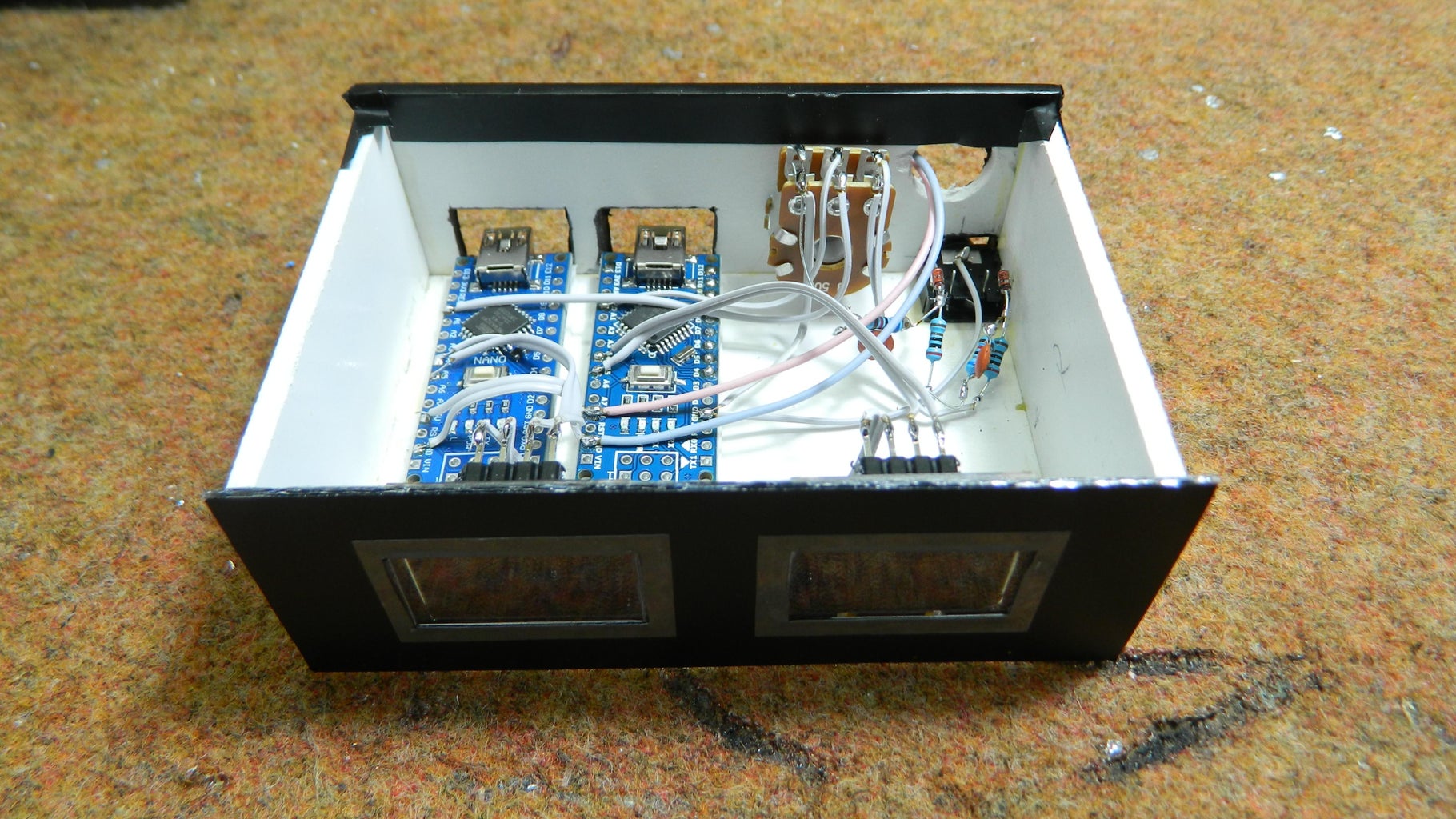 Diy Arduino Analog Style Stereo Vu Meter On I2c Oled Displays Instructables