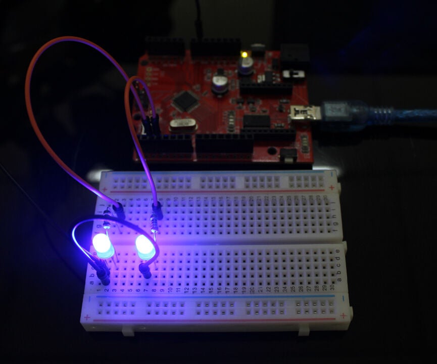 Arduino Basic Tutorials How To Control Leds 7 Steps With Pictures Instructables 6846