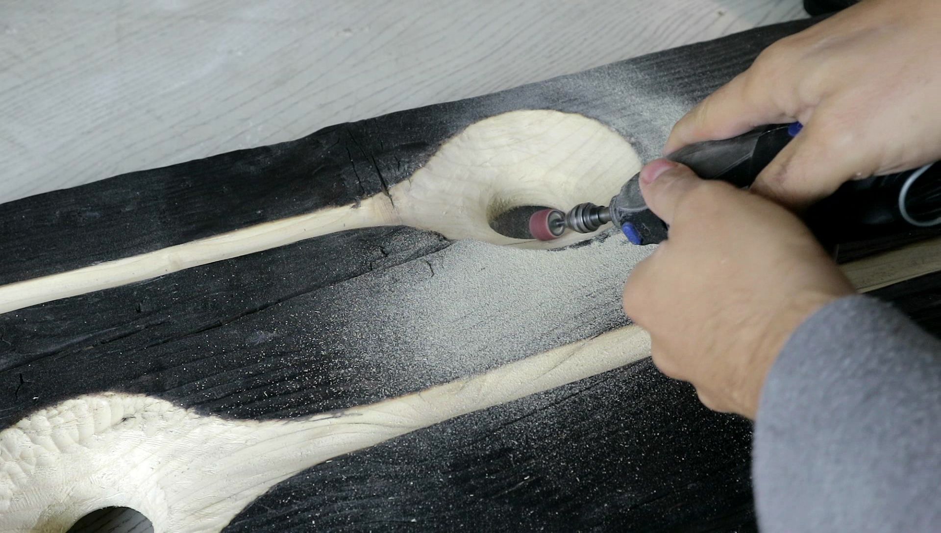 Sculptural Wall Clock | Shou-Sugi-Ban Technique : 11 Steps (with ...