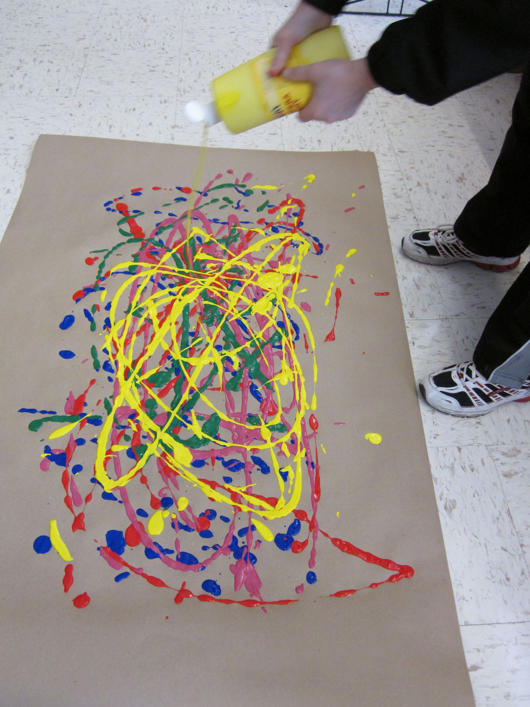 How to Create a Jackson Pollack Painting : 5 Steps - Instructables