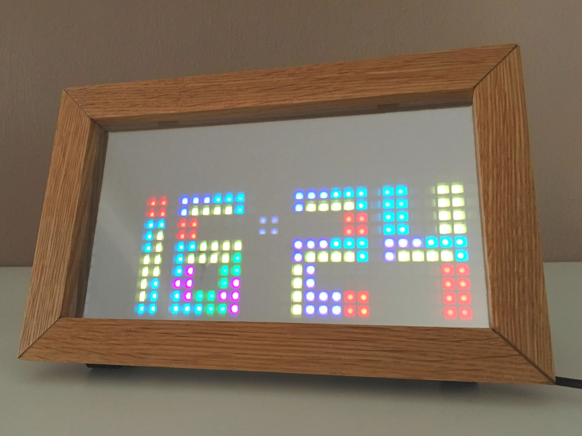 Tetris Time Clock on a RGB Matrix With ESP8266 : 6 Steps - Instructables