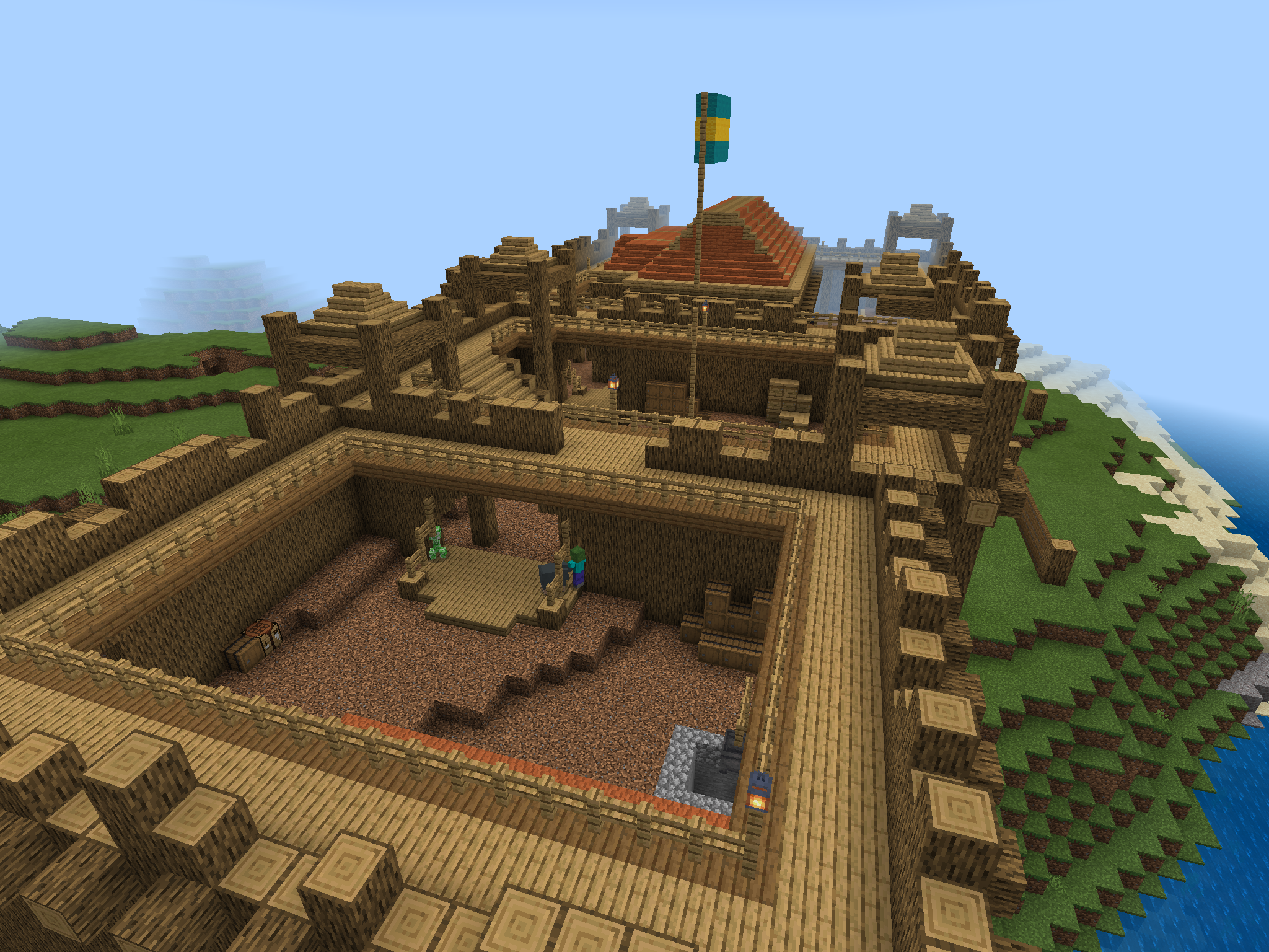 Minecraft - Atlas Class Duel Frigate : 6 Steps - Instructables