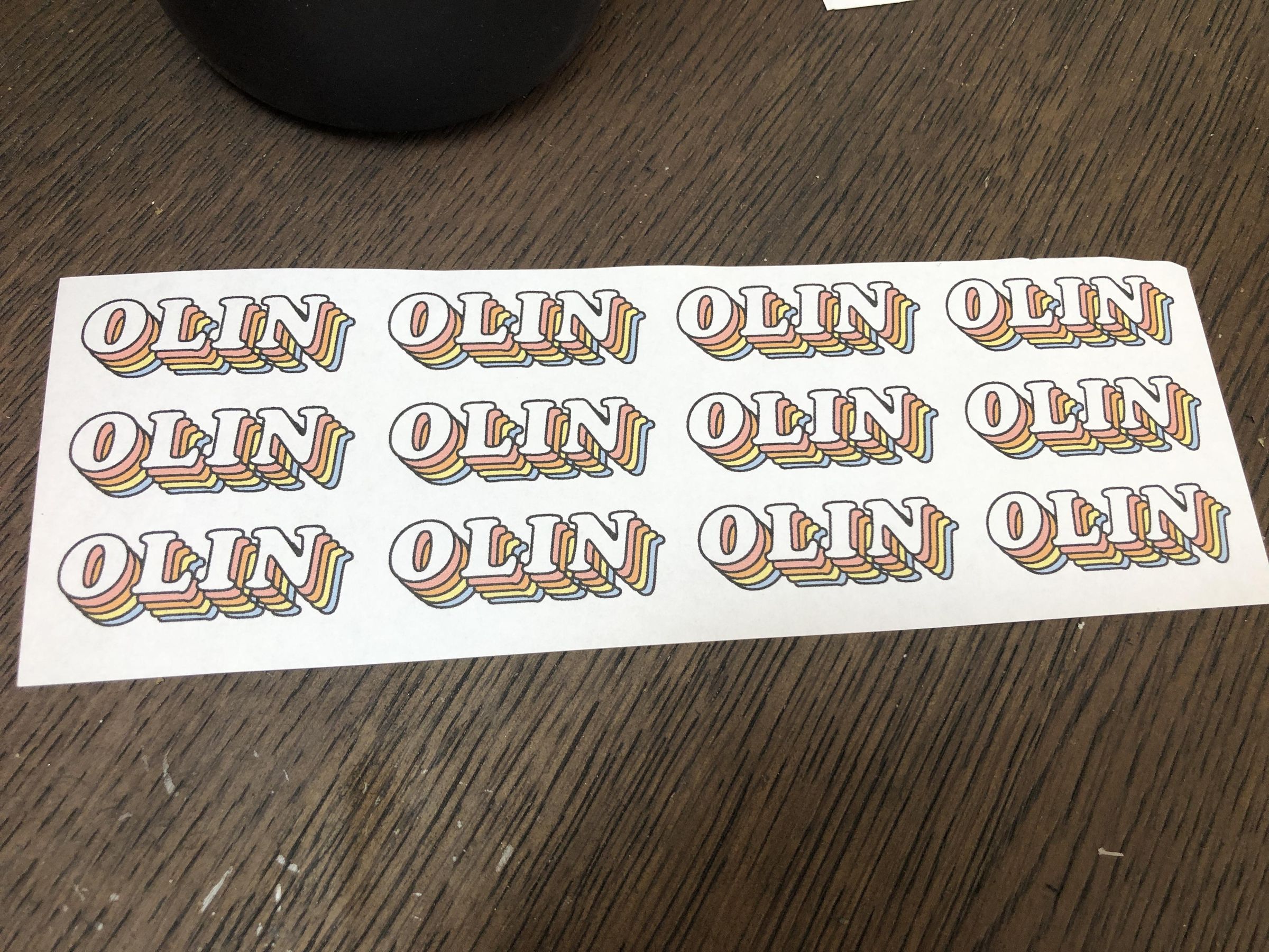 Waterproof Stickers Using Only Household Materials : 9 Steps ...