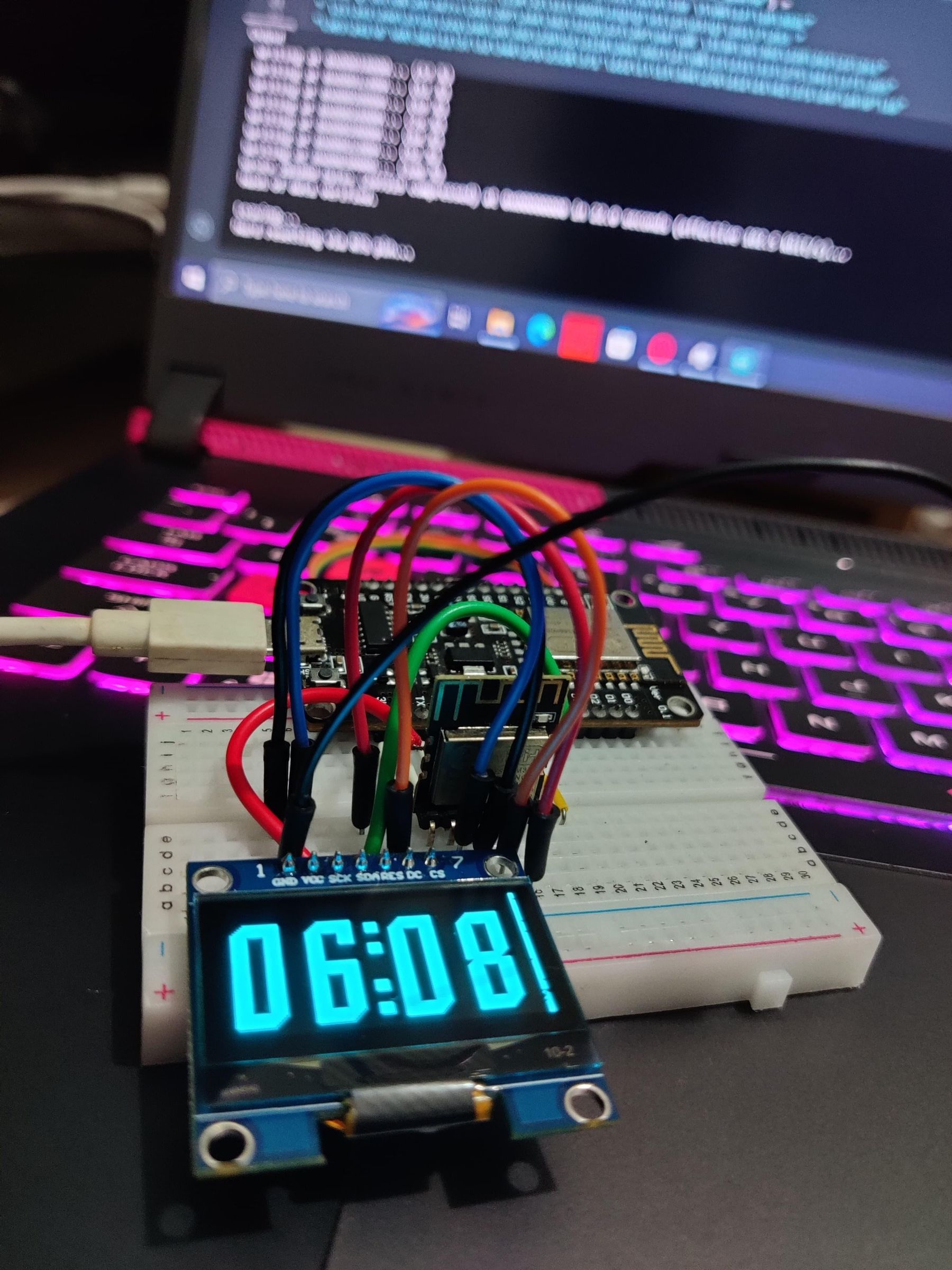 OLED Clock Using the ESP M3 : 7 Steps (with Pictures) - Instructables