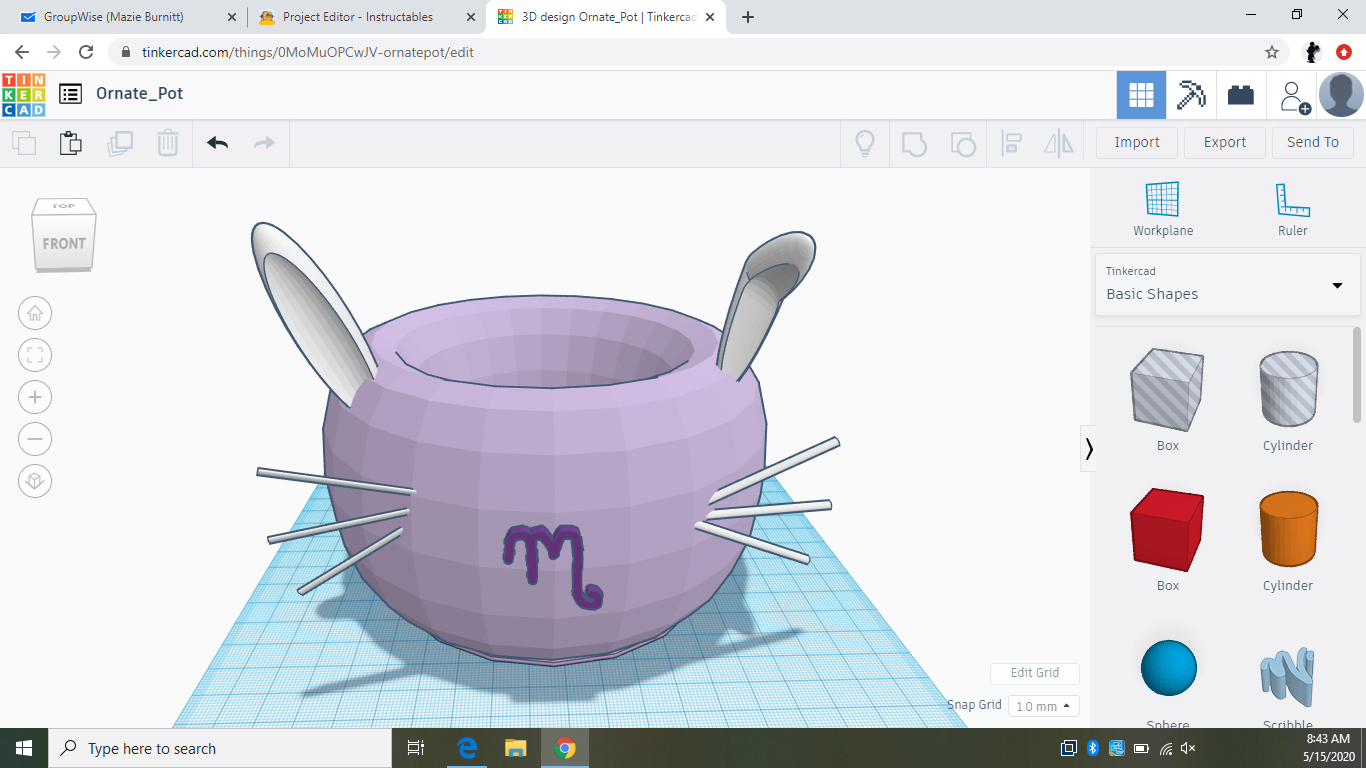 Amazingly Detailed Flower Pots (For 3D Printing) : 3 Steps - Instructables