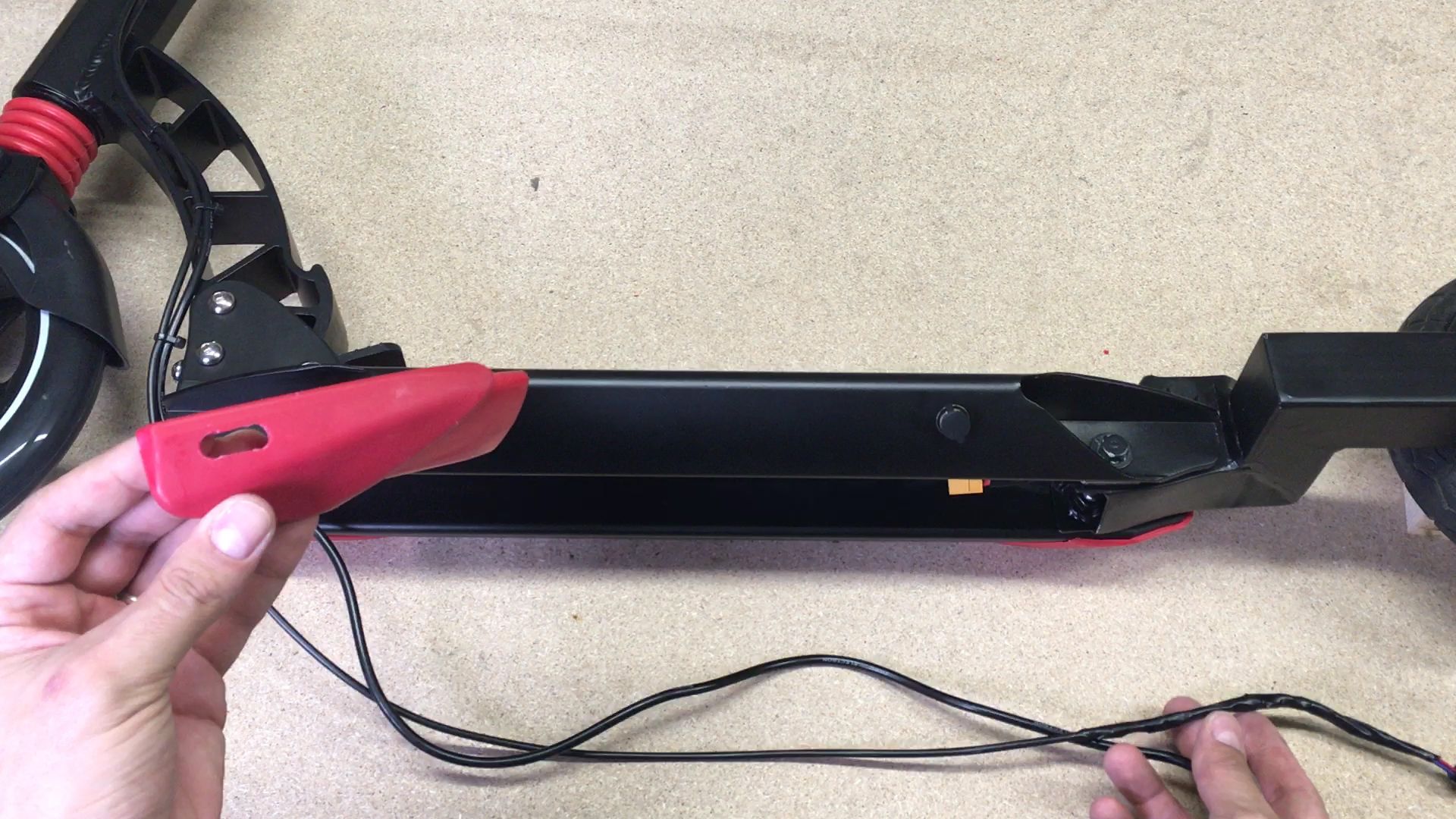 DIY: Electric Scooter Conversion With Hoverboard Parts : 16 Steps (with ...