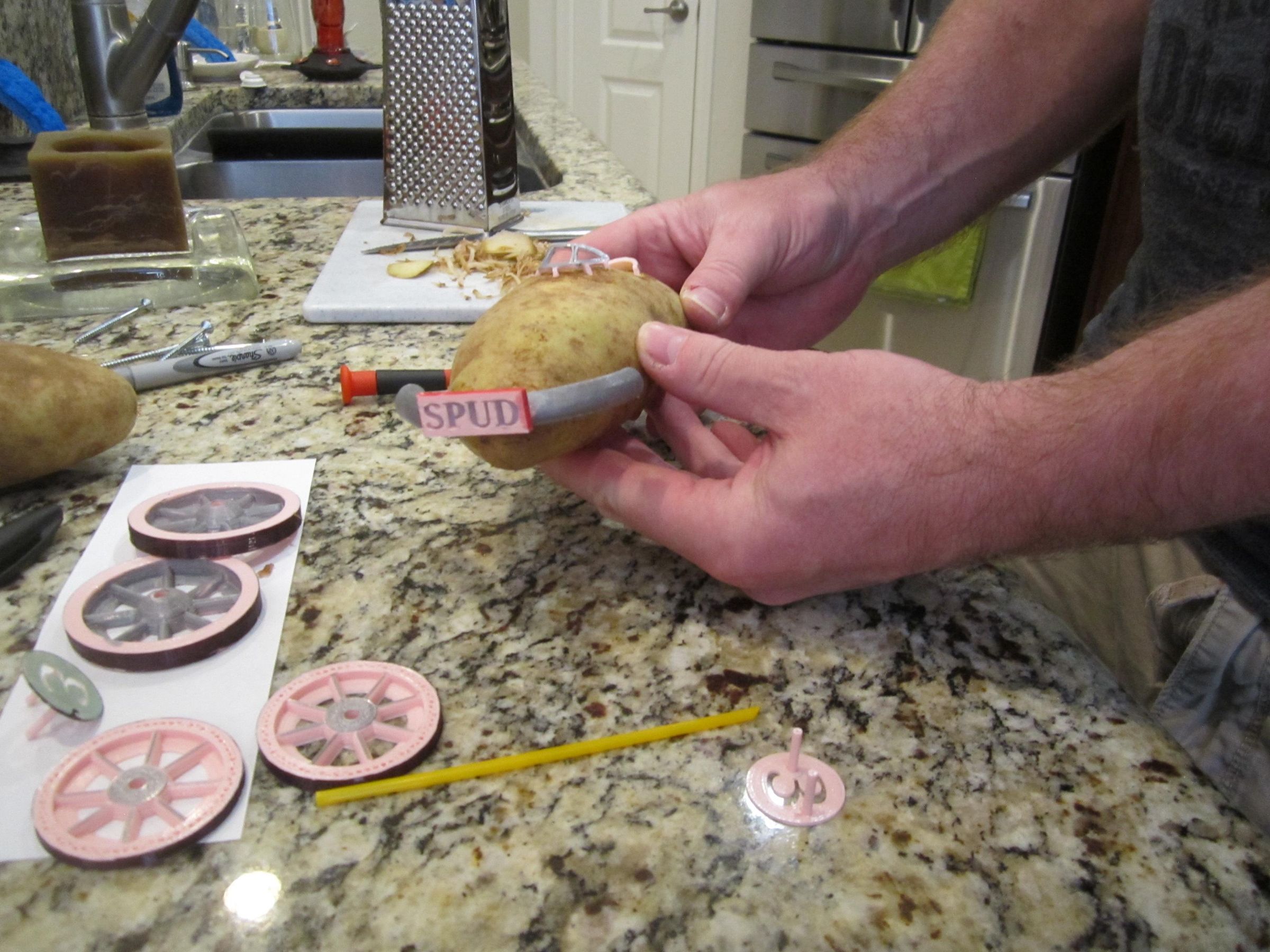 Spud Racer the Tinker CAD Series! : 5 Steps (with Pictures) - Instructables