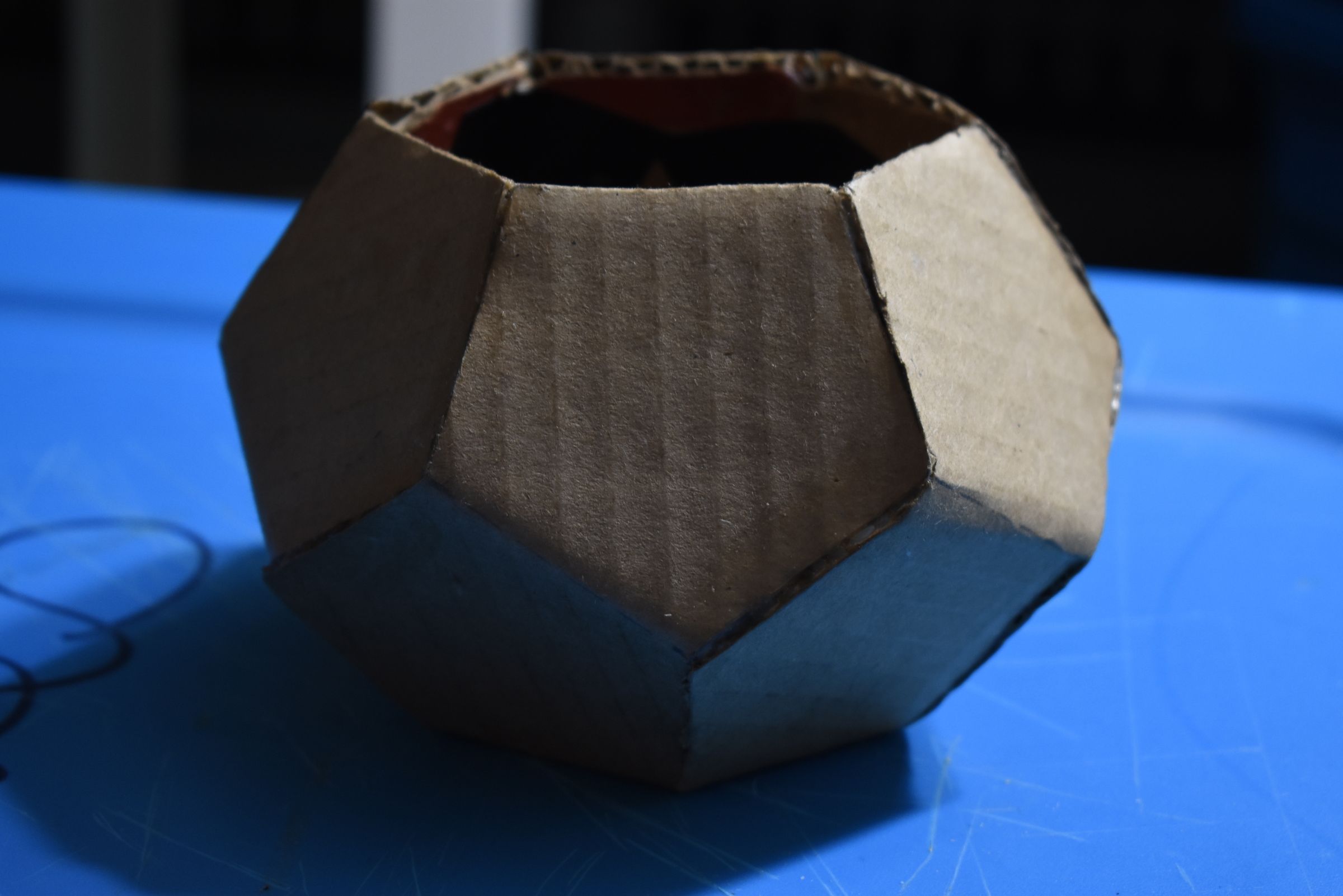 Modern Geometric [Cardboard] Planter : 8 Steps (with Pictures ...