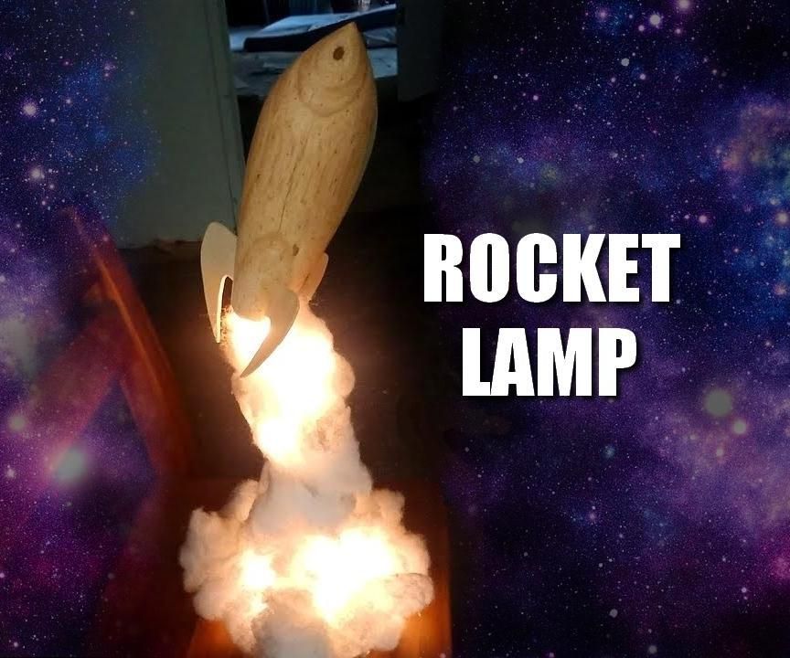 Wood-turned Rocket Lamp : 7 Steps (with Pictures) - Instructables