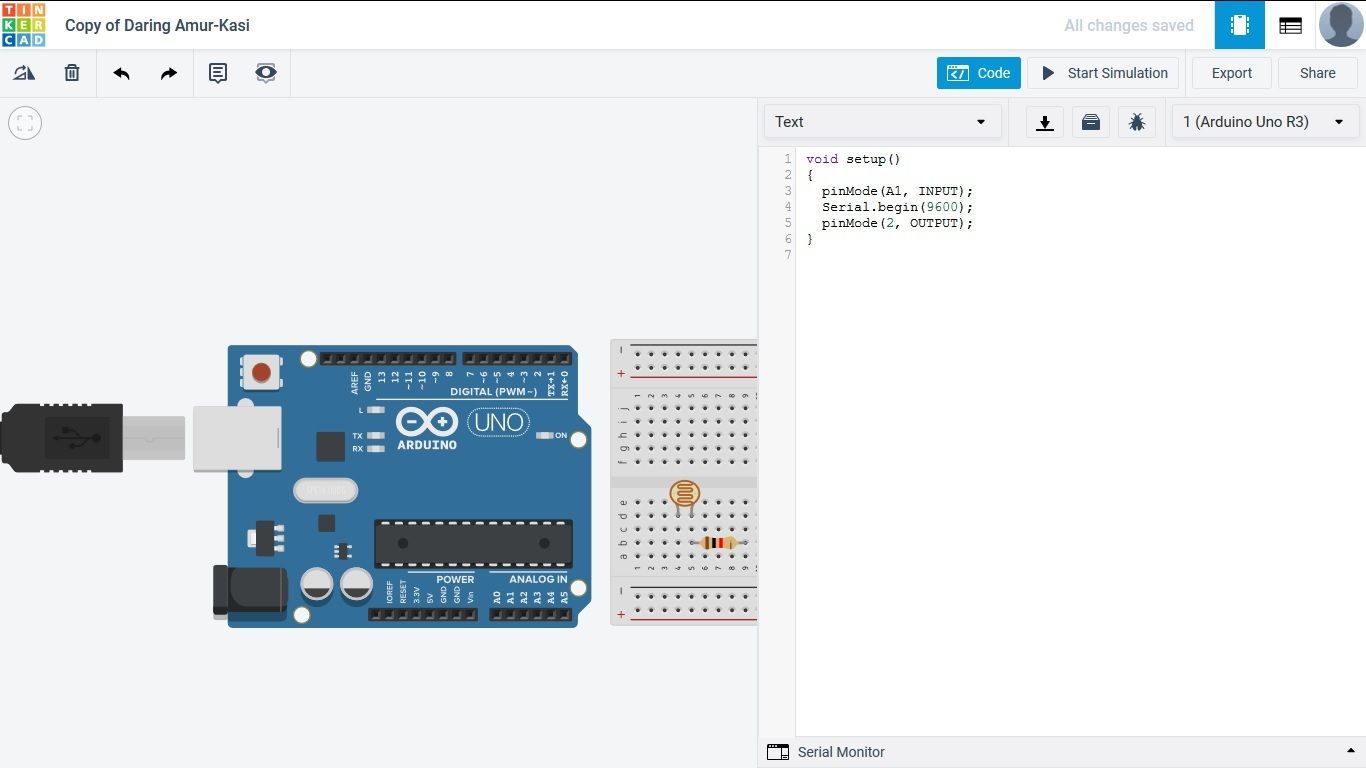 Arduino Relay Activated Light (TinkerCad) : 6 Steps (with Pictures ...