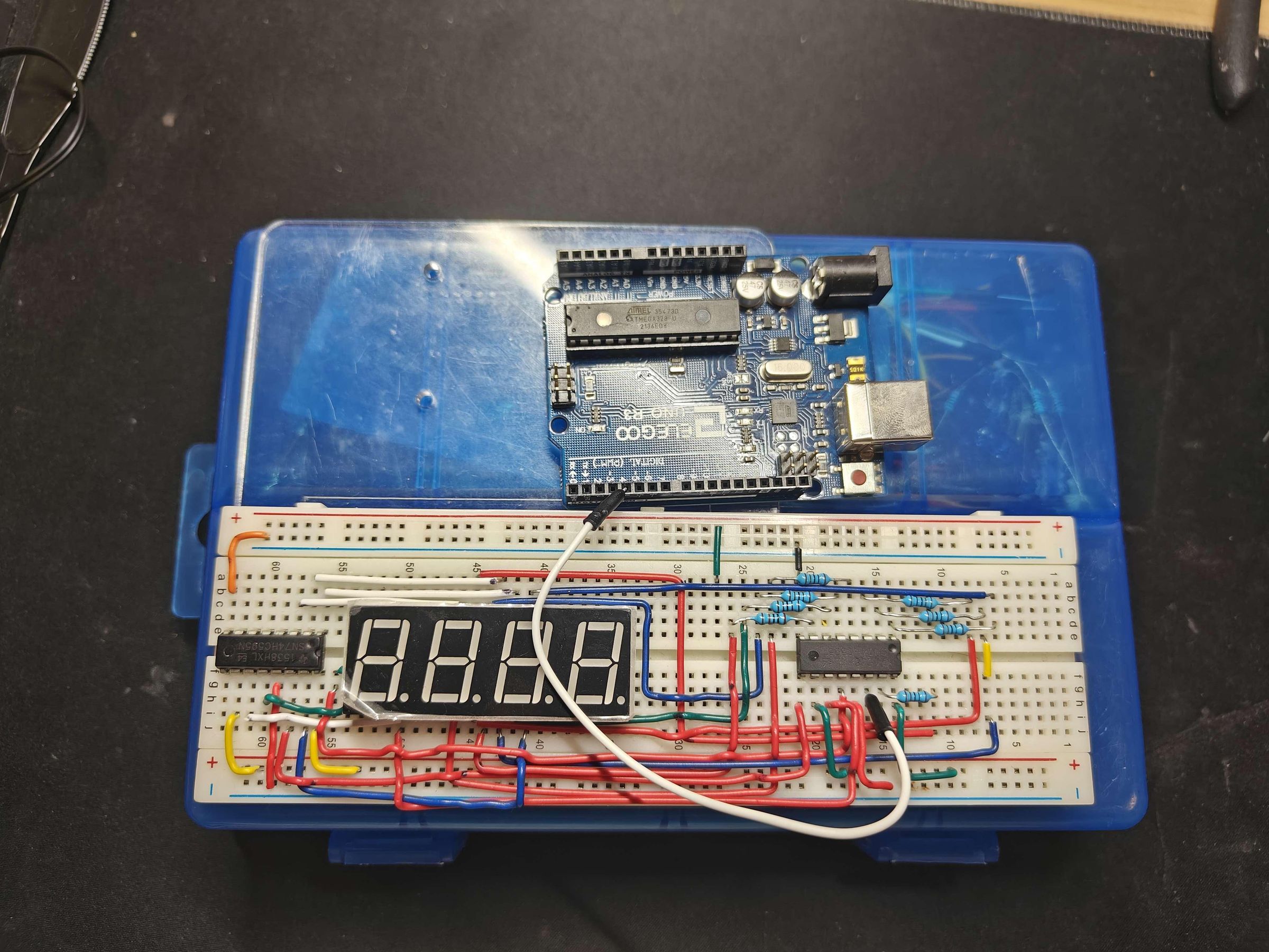 4-Digit 7-Segment Arduino Stopwatch : 3 Steps - Instructables