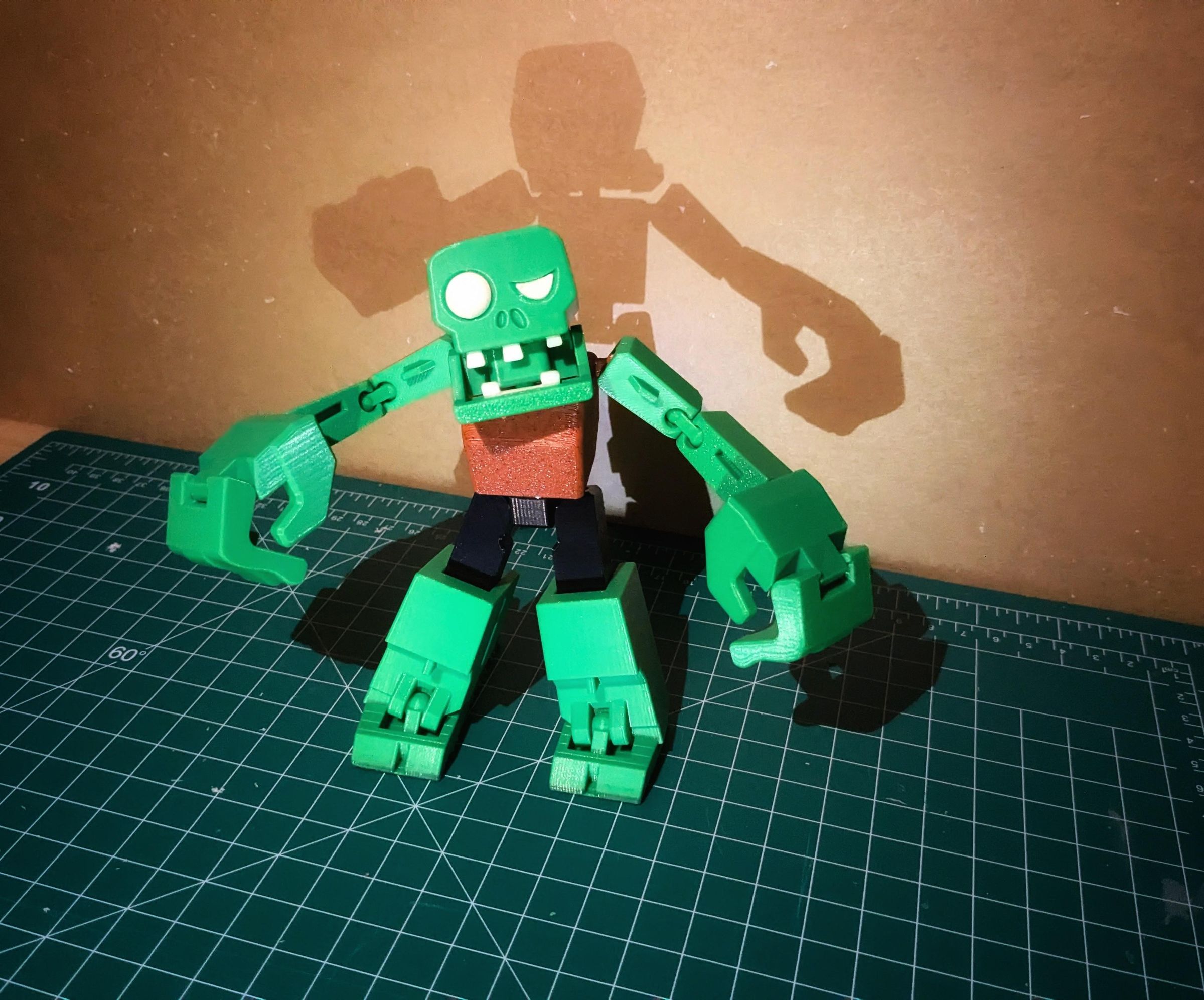 DIY Transformable Zombieman: a 3D Printed Terror for Halloween Night ...
