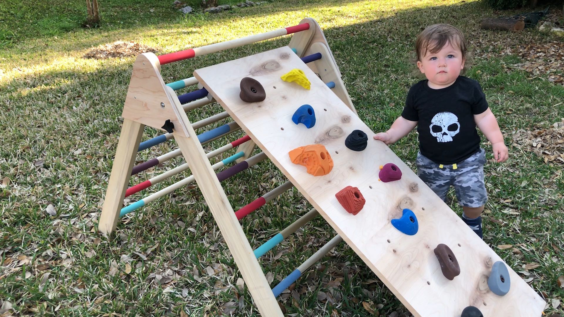 How to Make a Kids Wooden Climber (Pikler Triangle) : 17 Steps (with ...