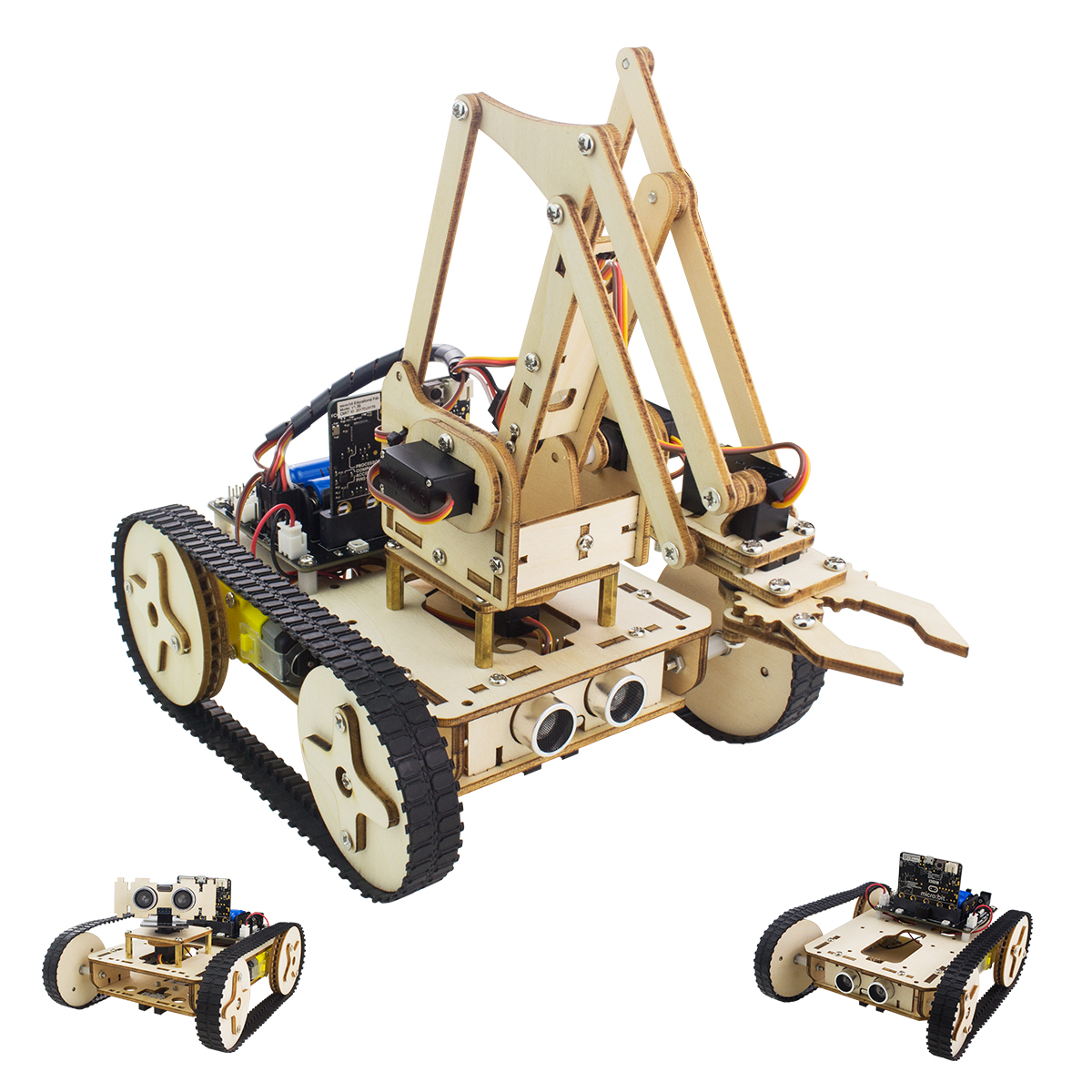 How to Assemble an Impressive Wooden Robot Arm(Part1: Robot for Line ...
